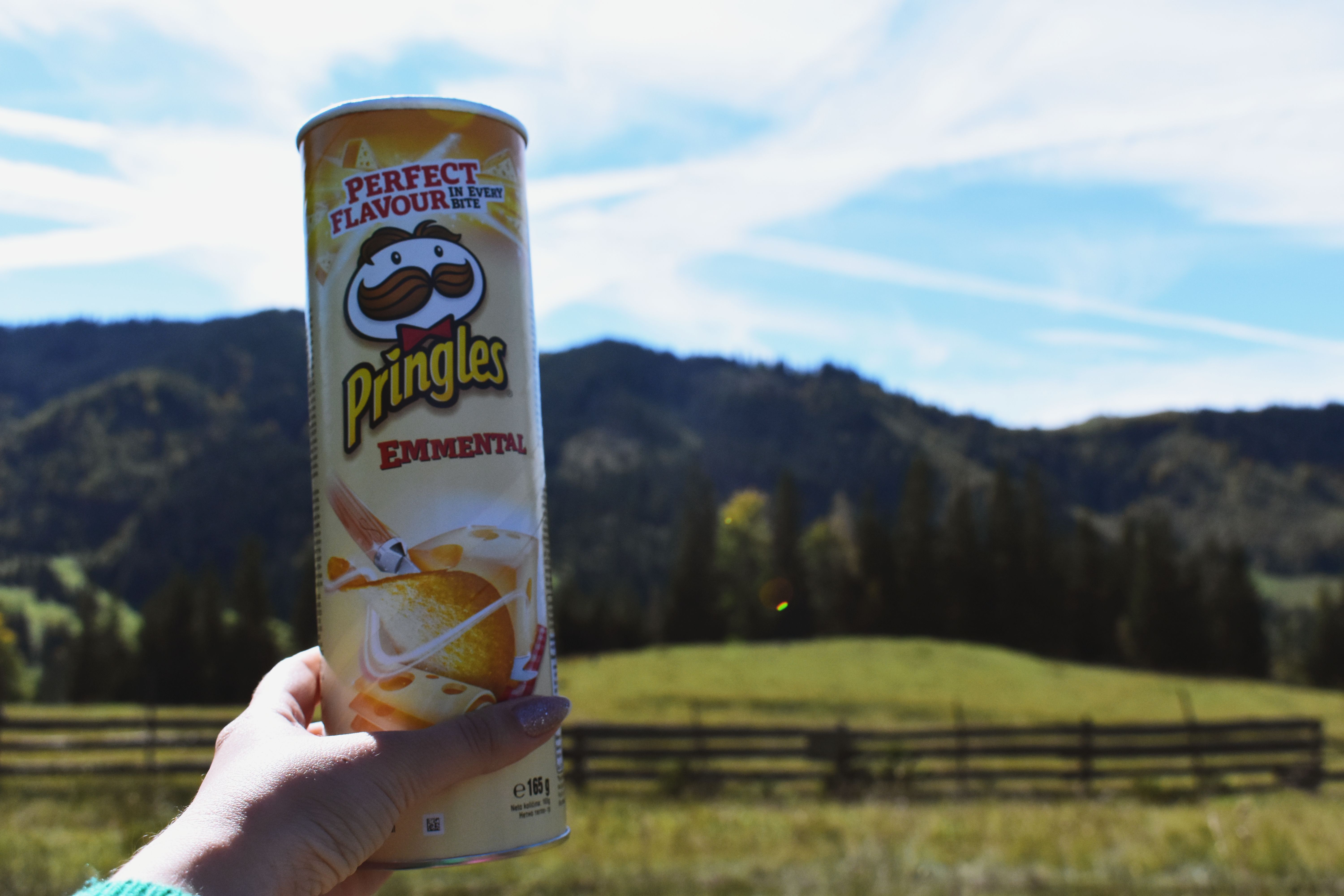 Person Holding Pringles Potato Chips Bottle · Free Stock Photo