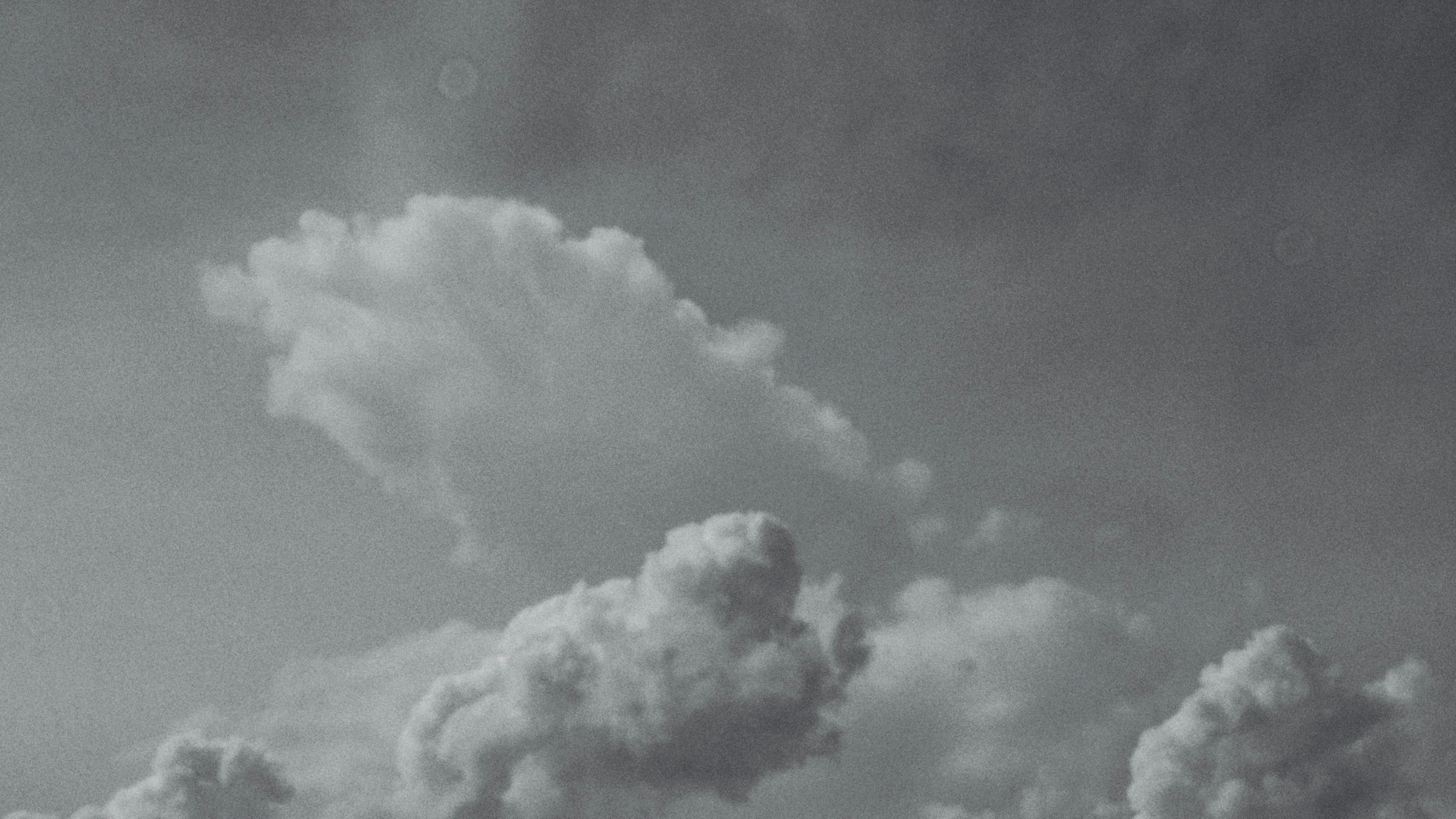 Grayscale Photo of Clouds in Sky · Free Stock Photo