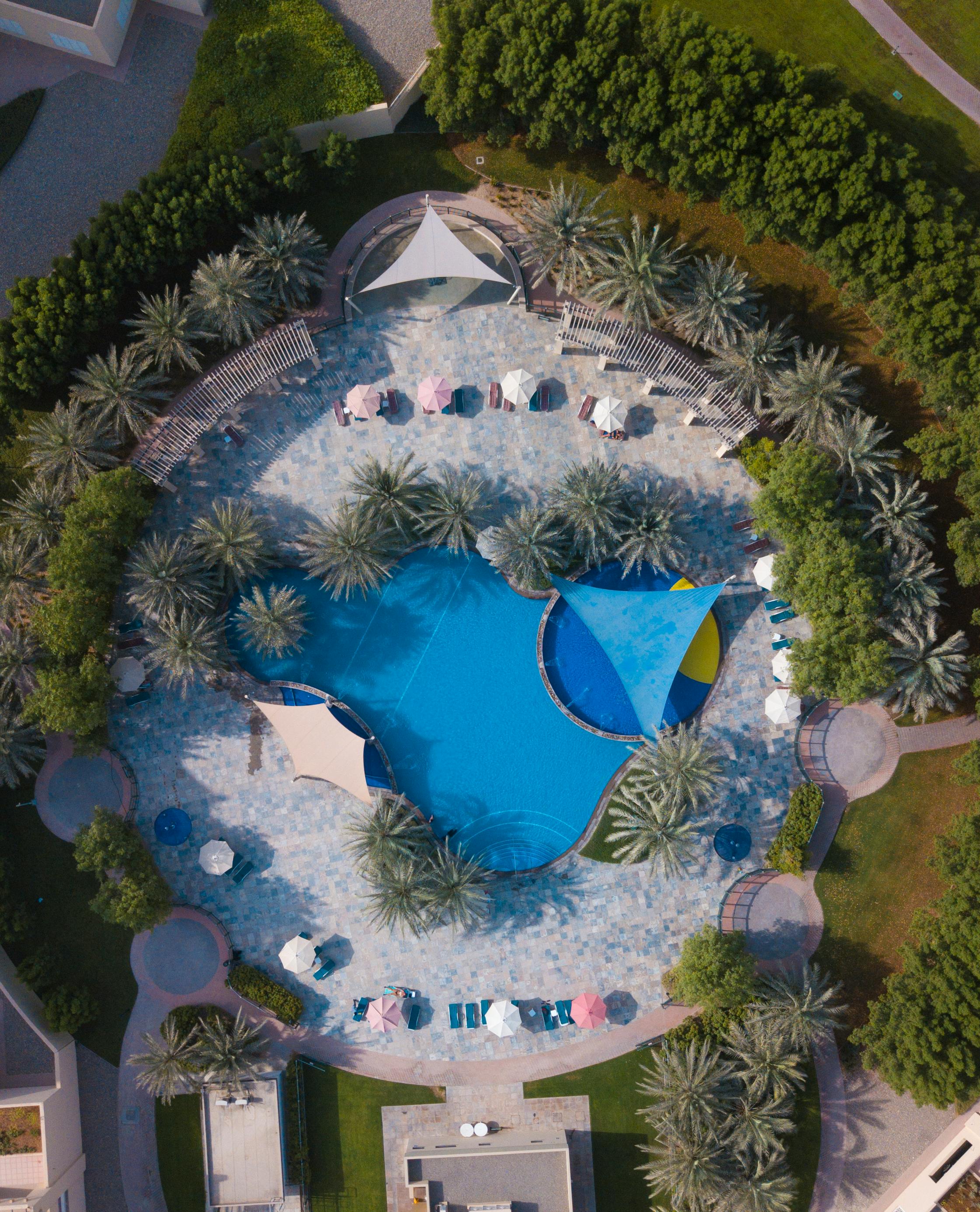 Bird's Eye View Photo of Pool · Free Stock Photo
