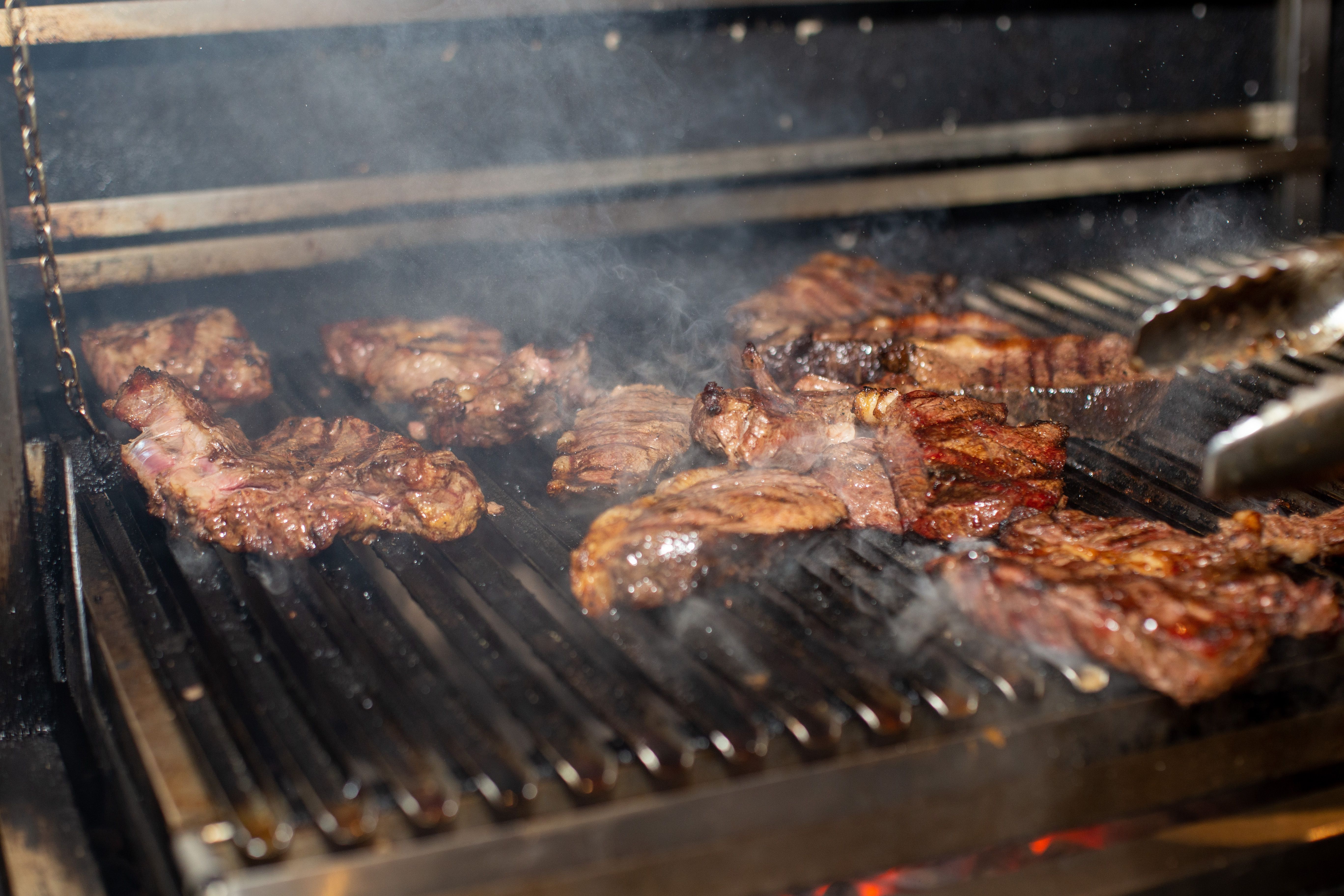 Selective Focus Photography of Meat on Grill · Free Stock Photo
