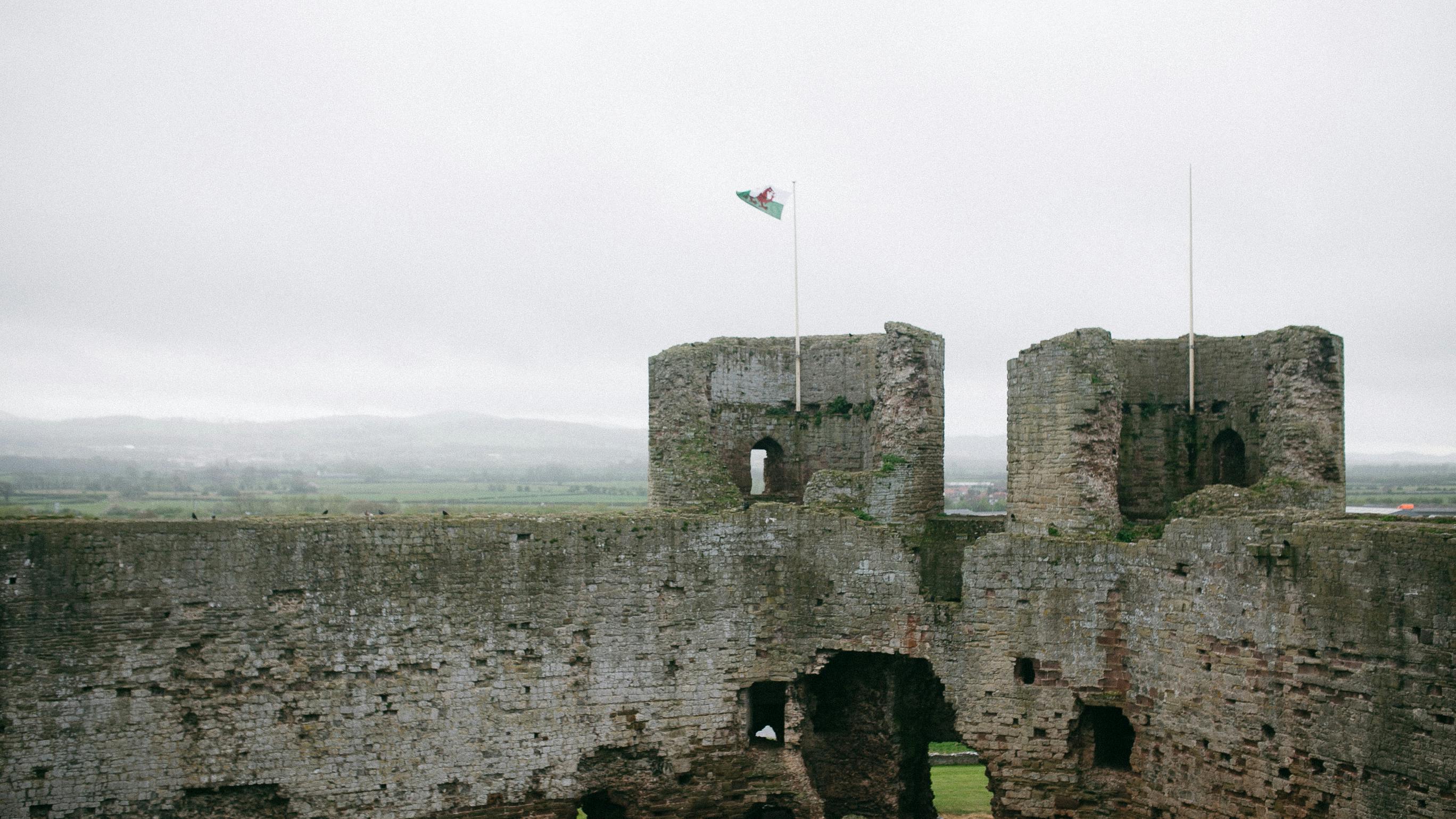 Aerial View of a Castle · Free Stock Photo