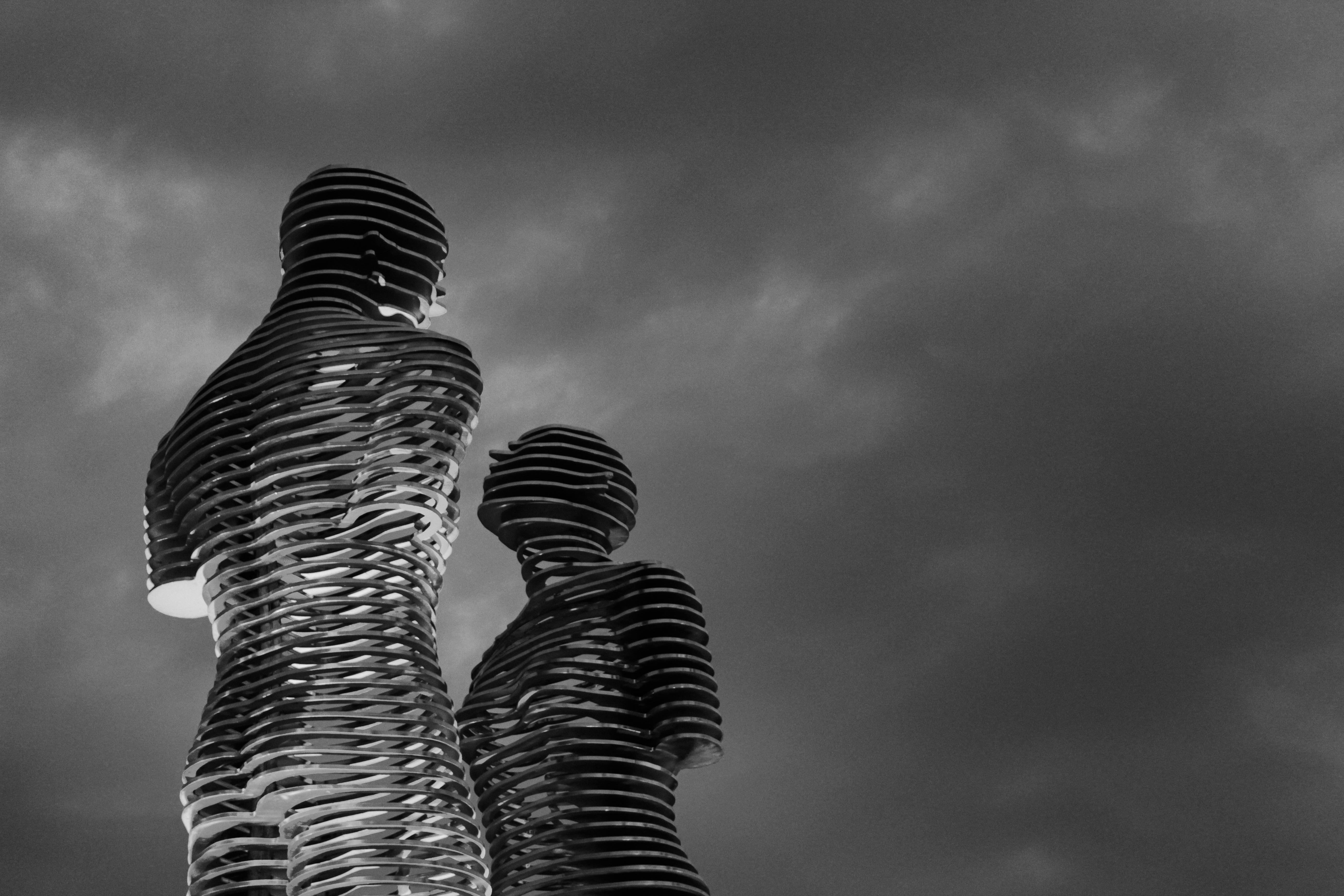 Low Angle View of Two Sculptures · Free Stock Photo