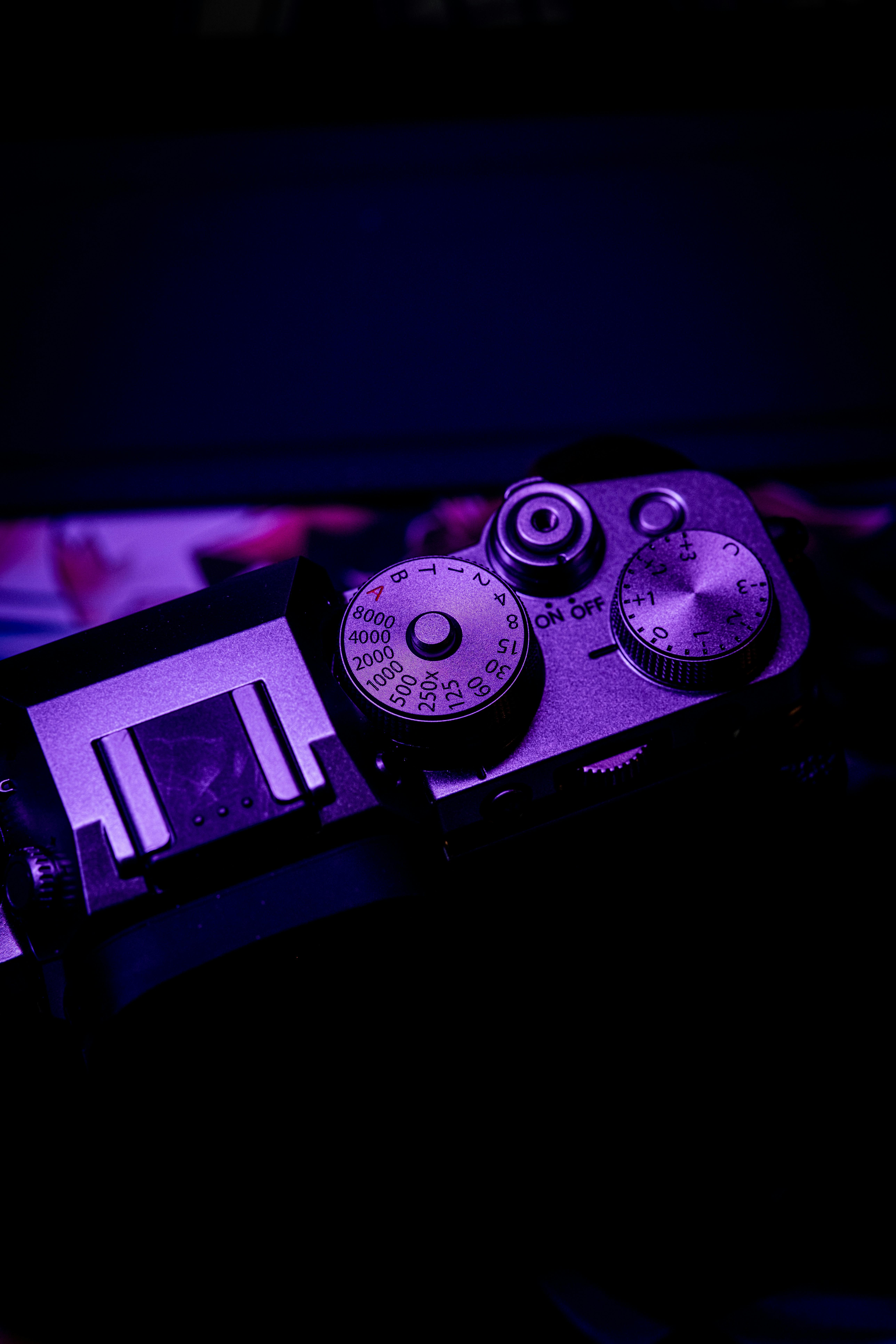 Purple and Black Camera Lens · Free Stock Photo