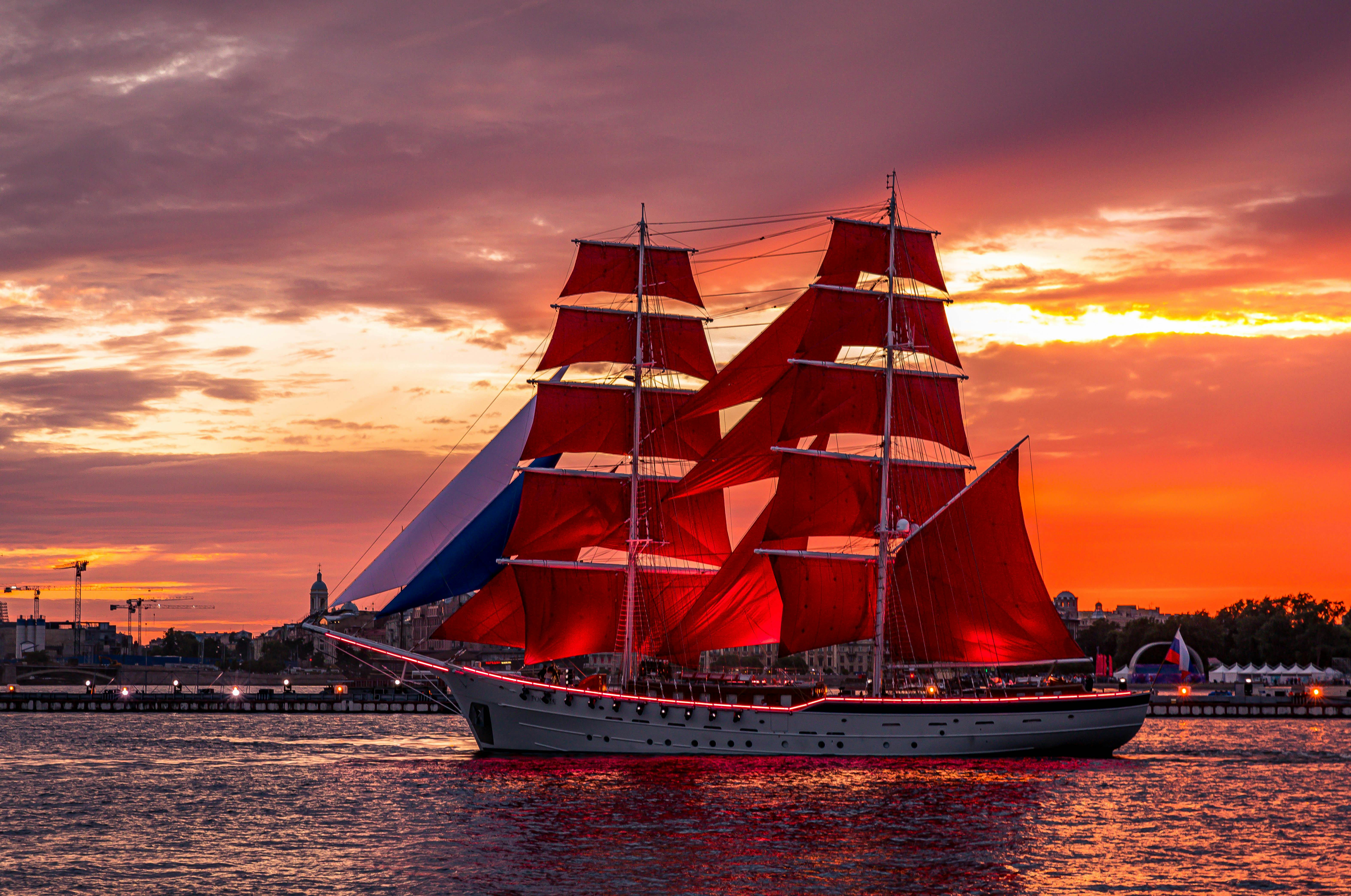 Red Sailing Ship Wallpaper Fiery Pirate Ship Wallpaper