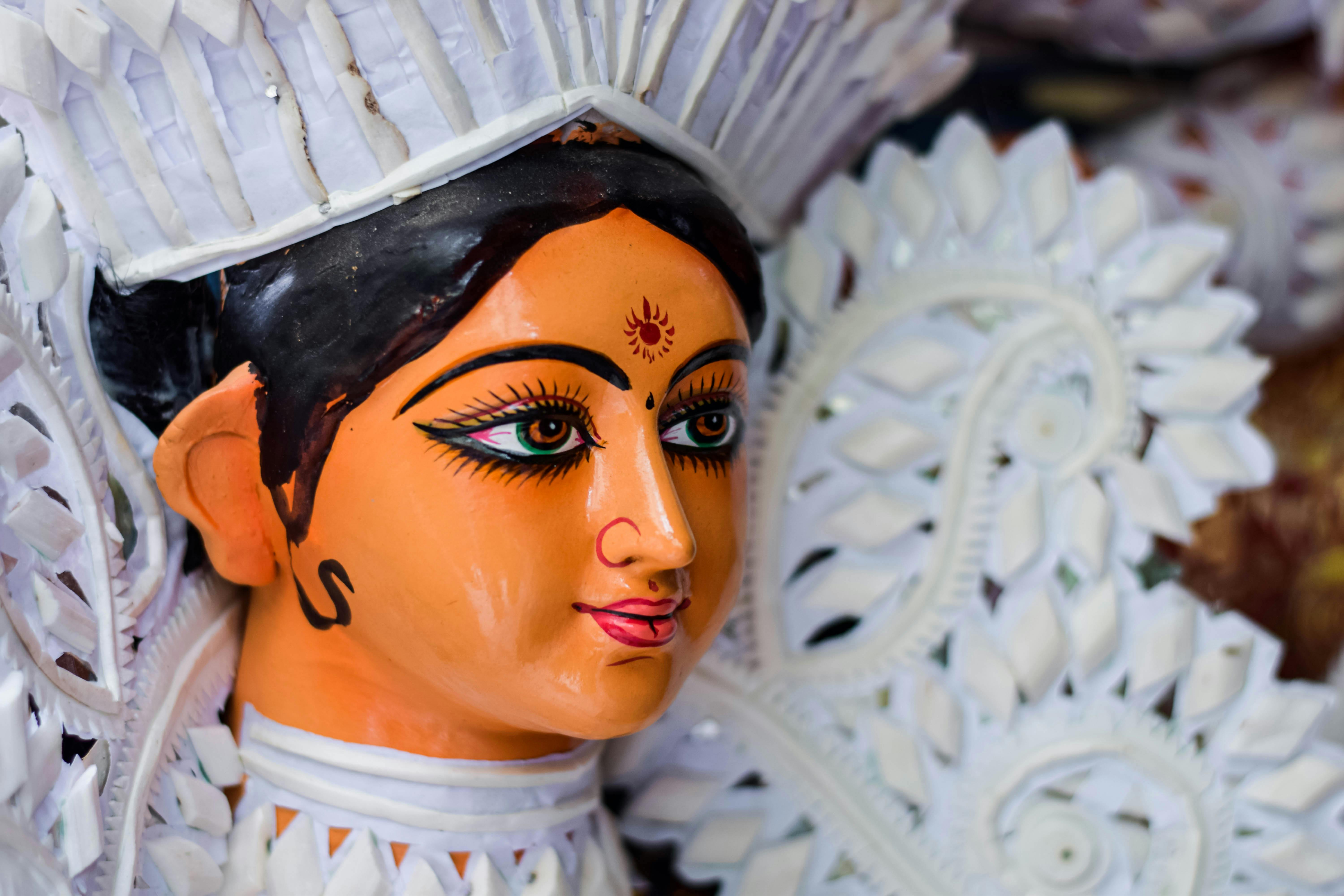 Close up of Durga Statue · Free Stock Photo
