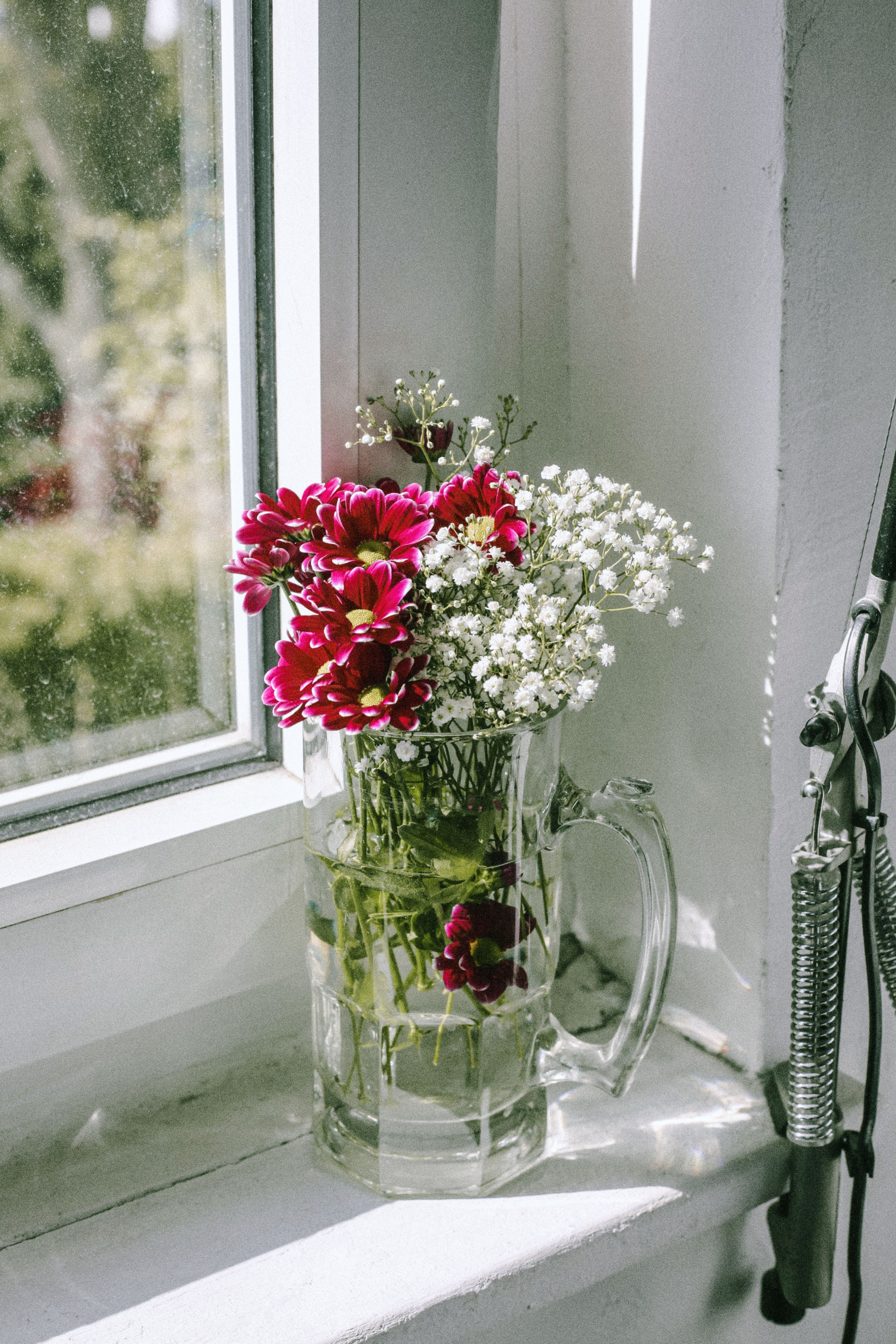 Flowers in a Glass Vase · Free Stock Photo