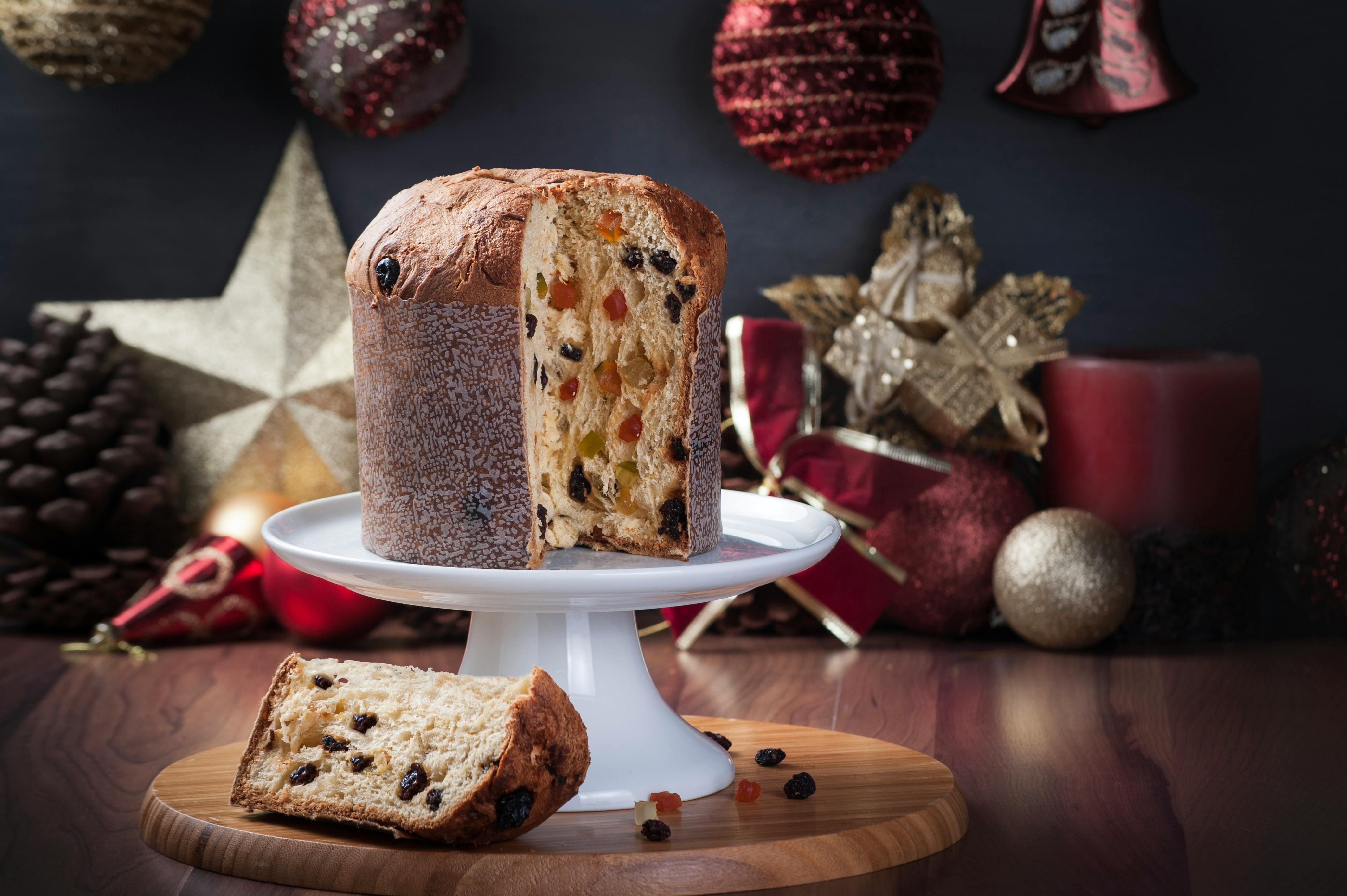 A Panettone on a Cake Stand · Free Stock Photo