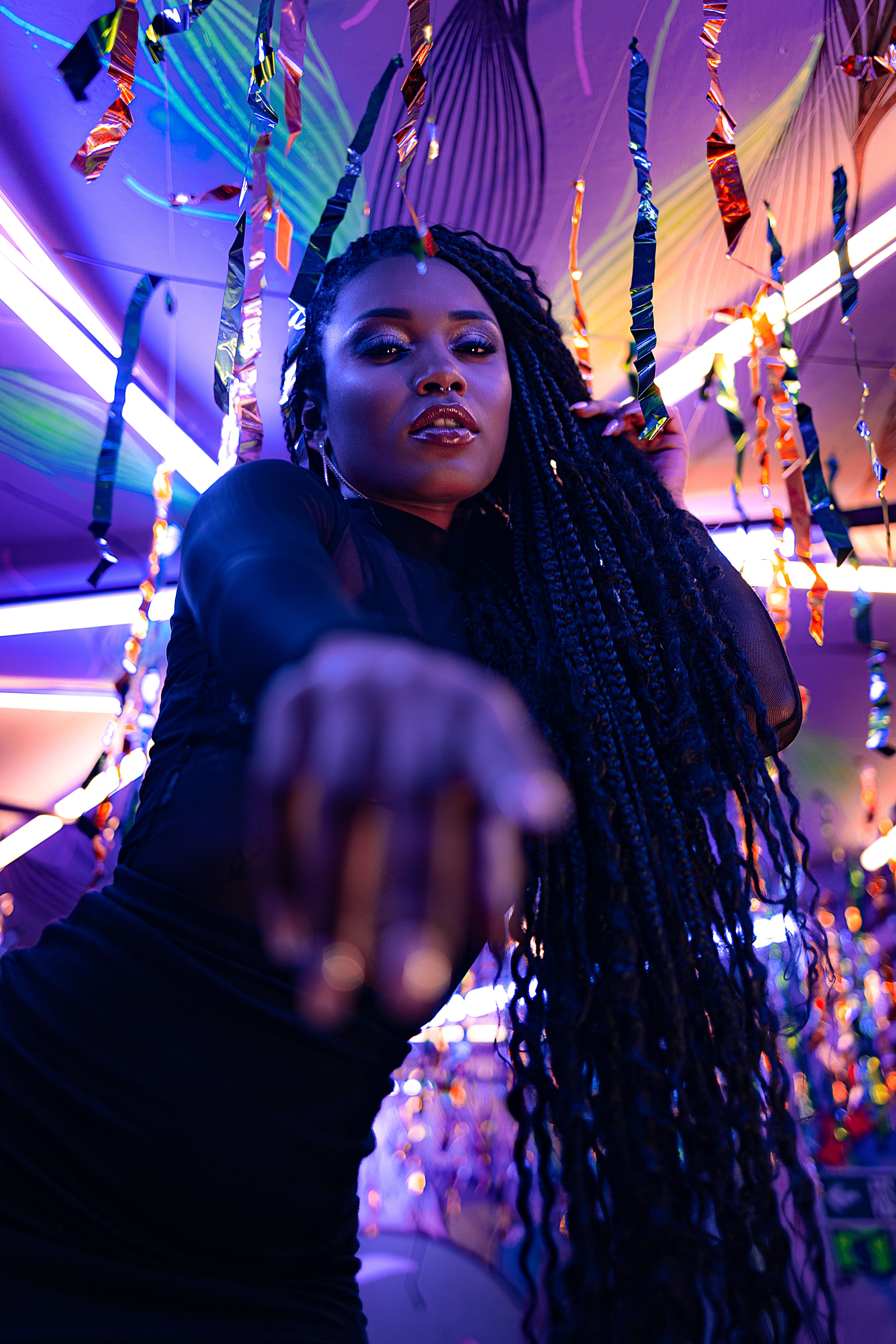 Beautiful Woman Dancing at Party in Nightclub · Free Stock Photo