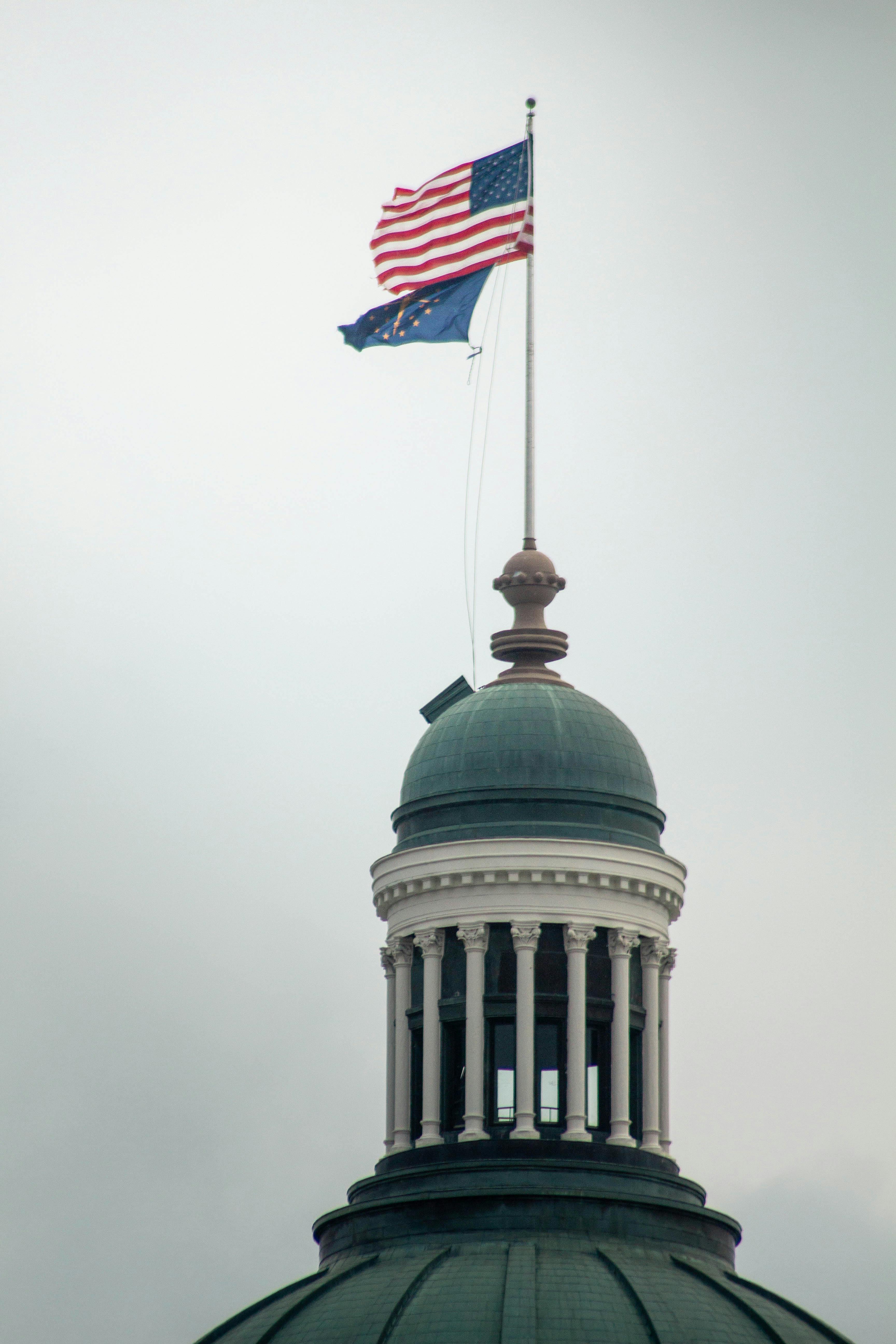 Indiana State House Downtown Indianapolis Modern Architecture City ...
