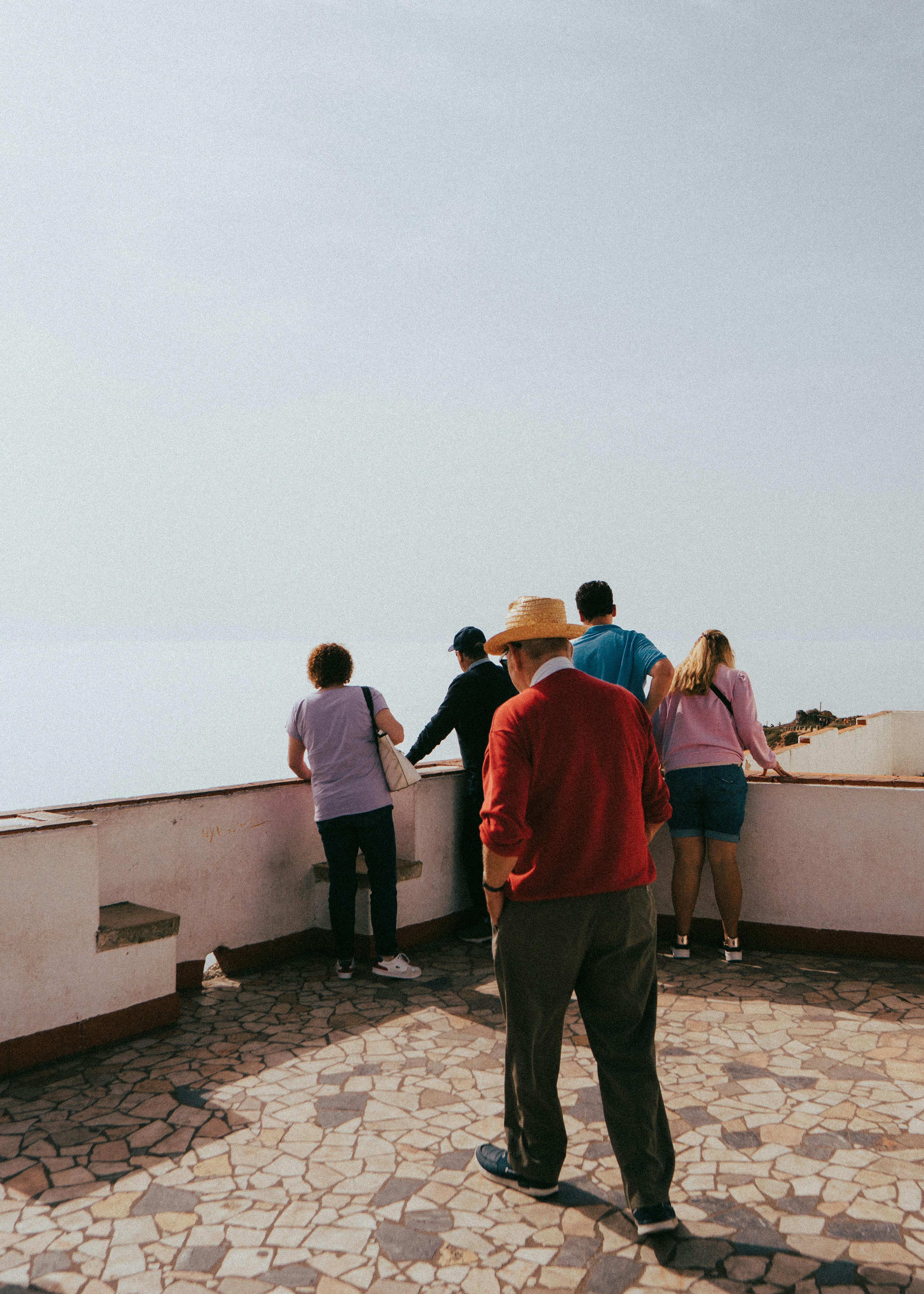 People on a Roof Top · Free Stock Photo