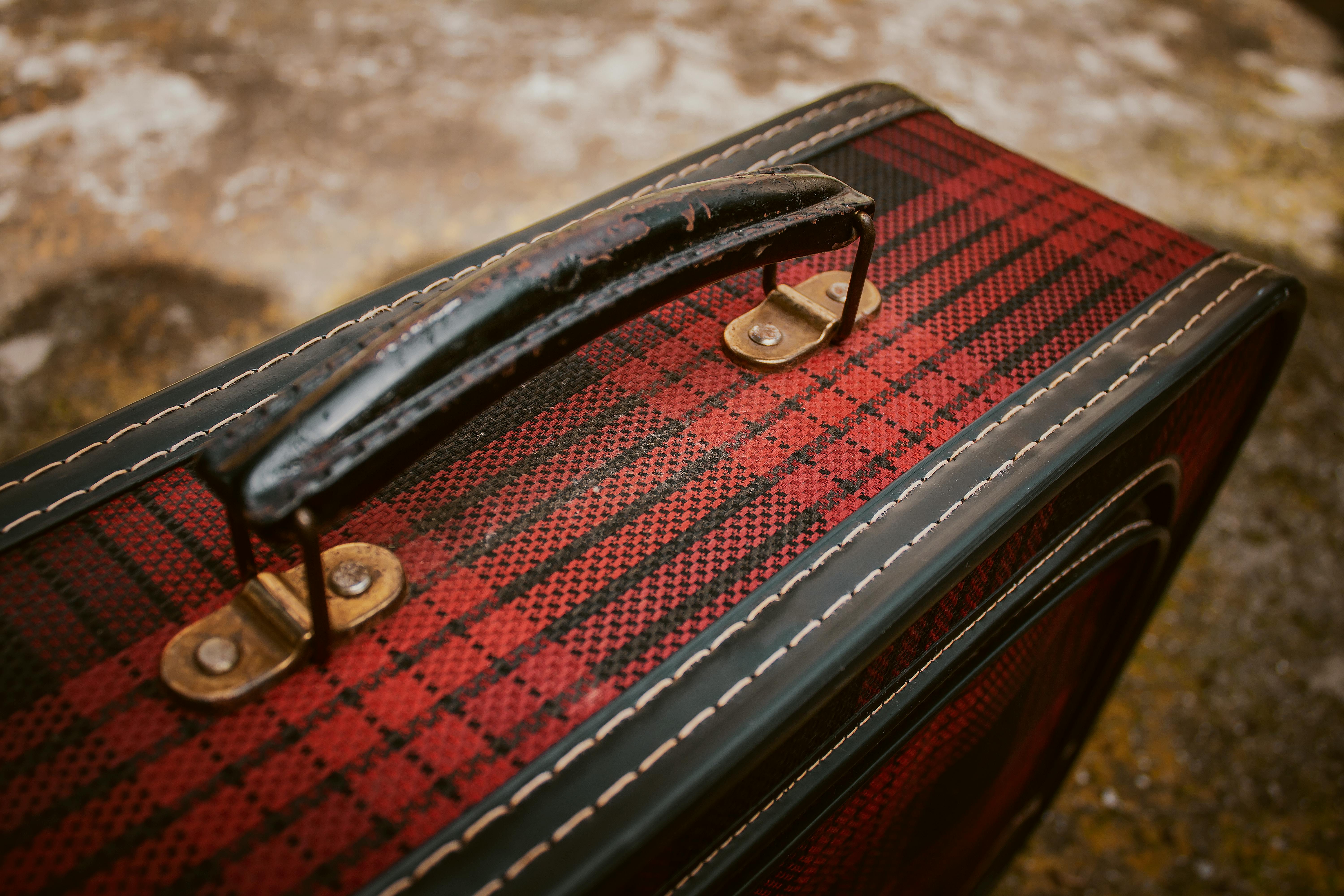 Damaged Handle of Suitcase · Free Stock Photo
