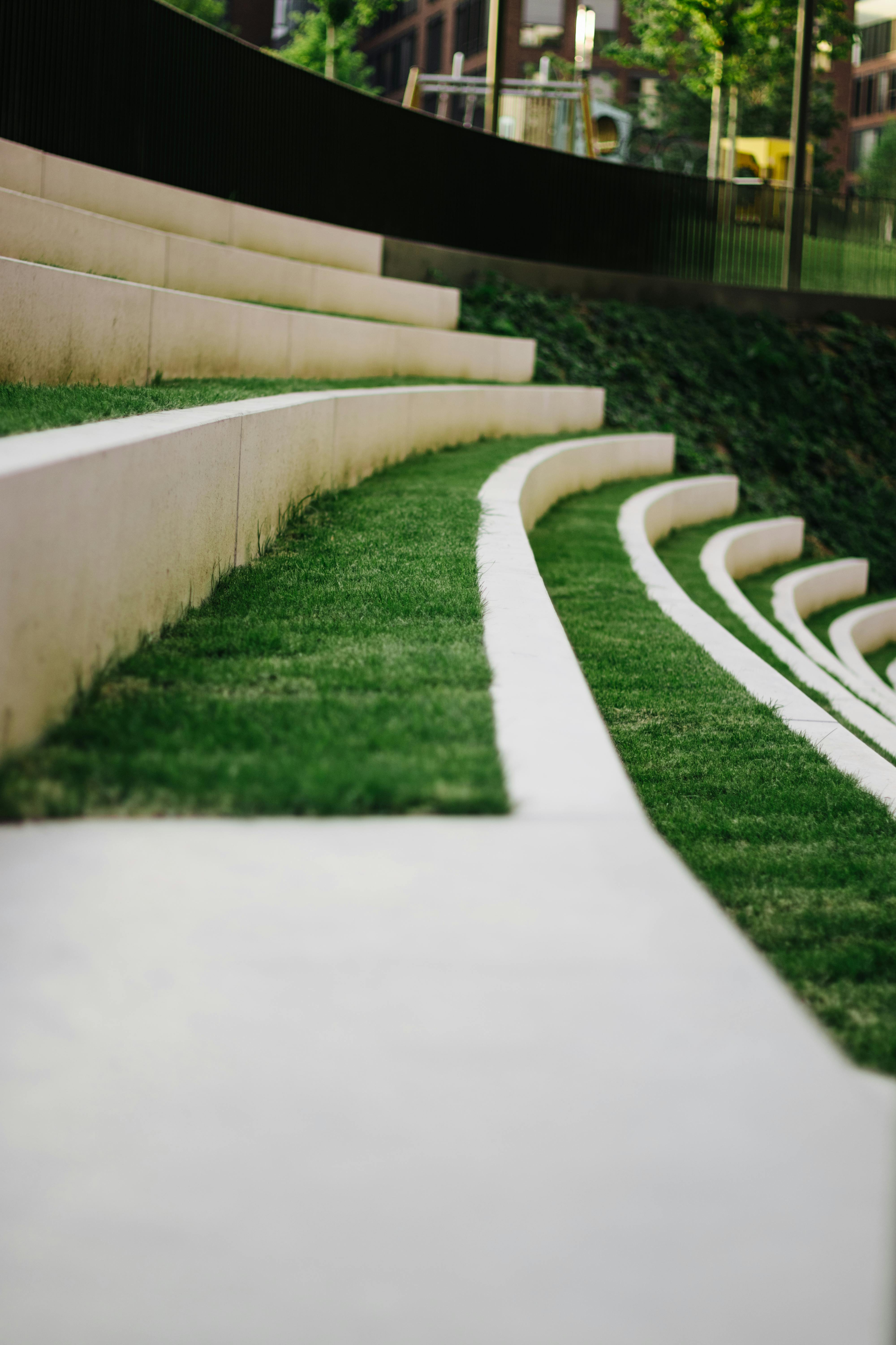 Grass on Theater Tribune · Free Stock Photo