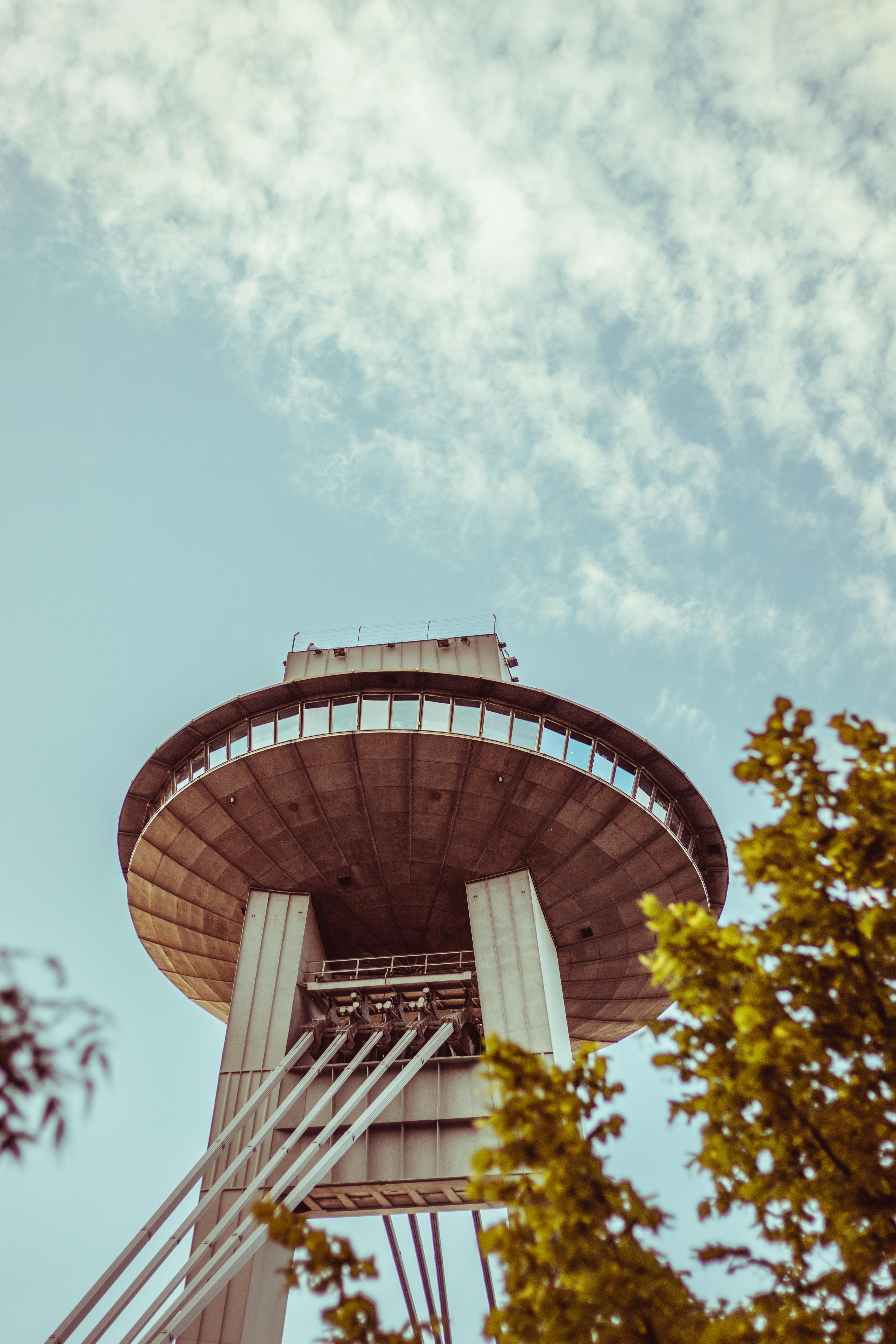 Low Angle Shot of UFO Tower in Bratislava, Slovakia · Free Stock Photo