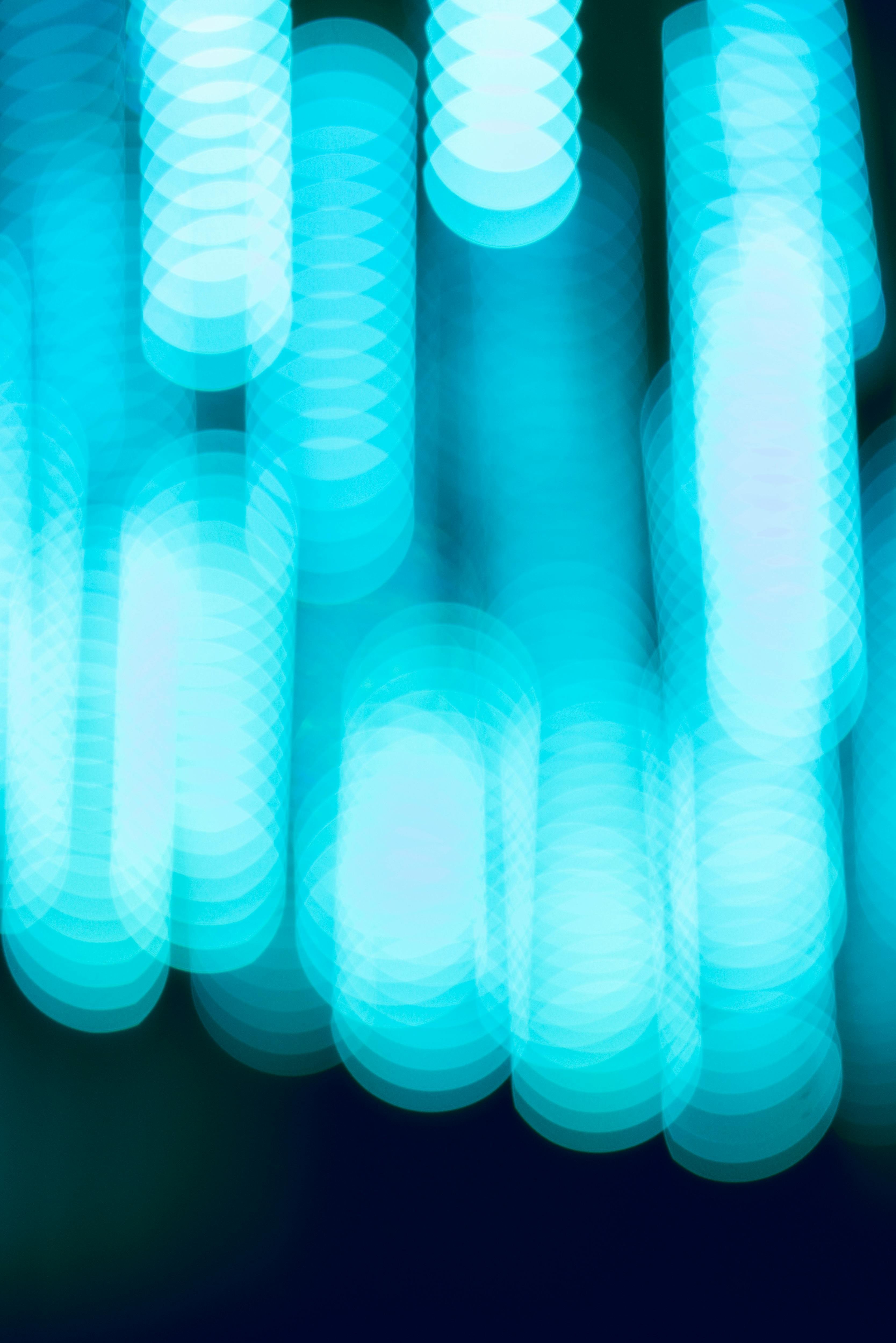 Blue, Blurred Lights · Free Stock Photo