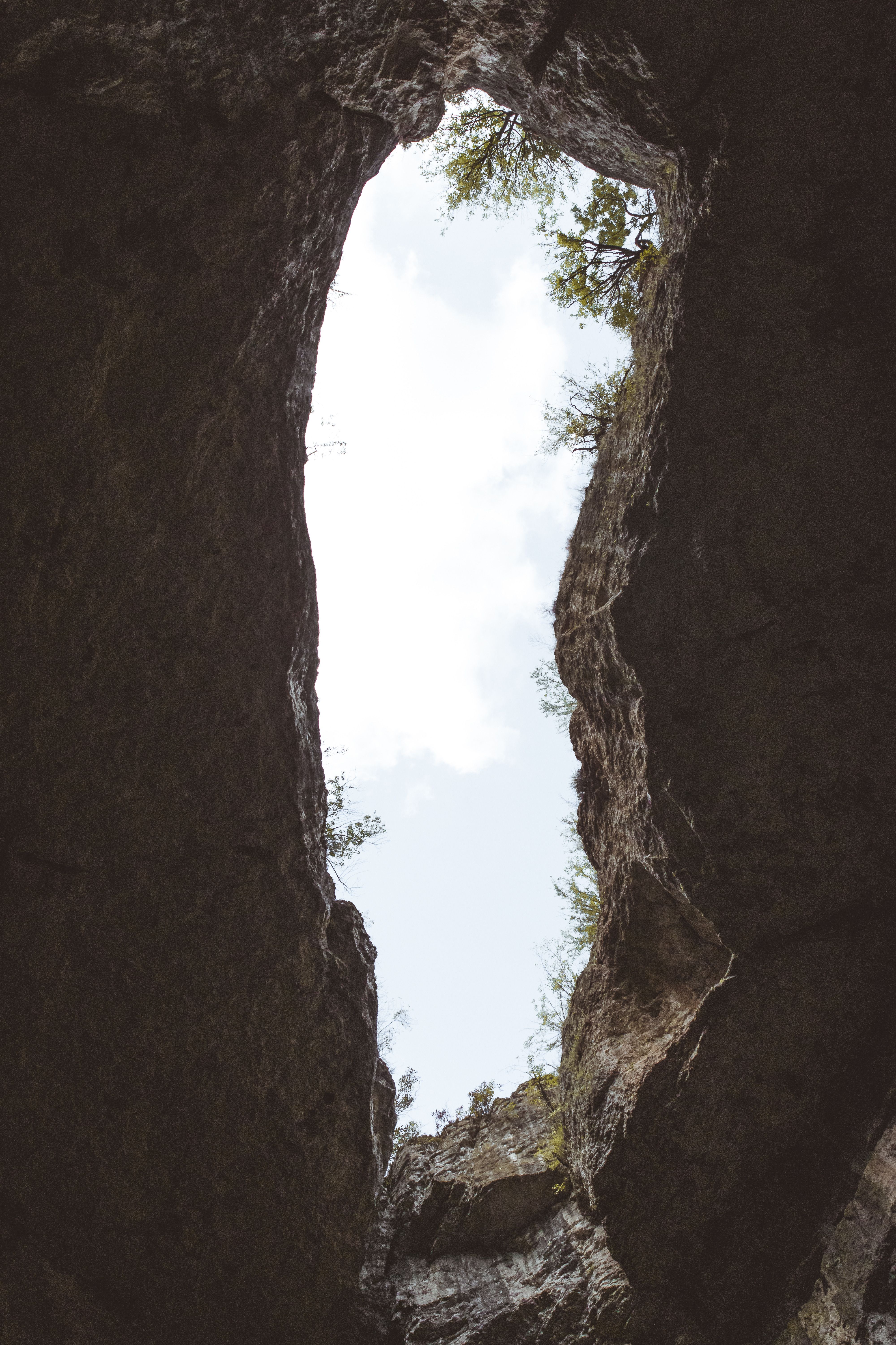 Exit of Stone Cave · Free Stock Photo
