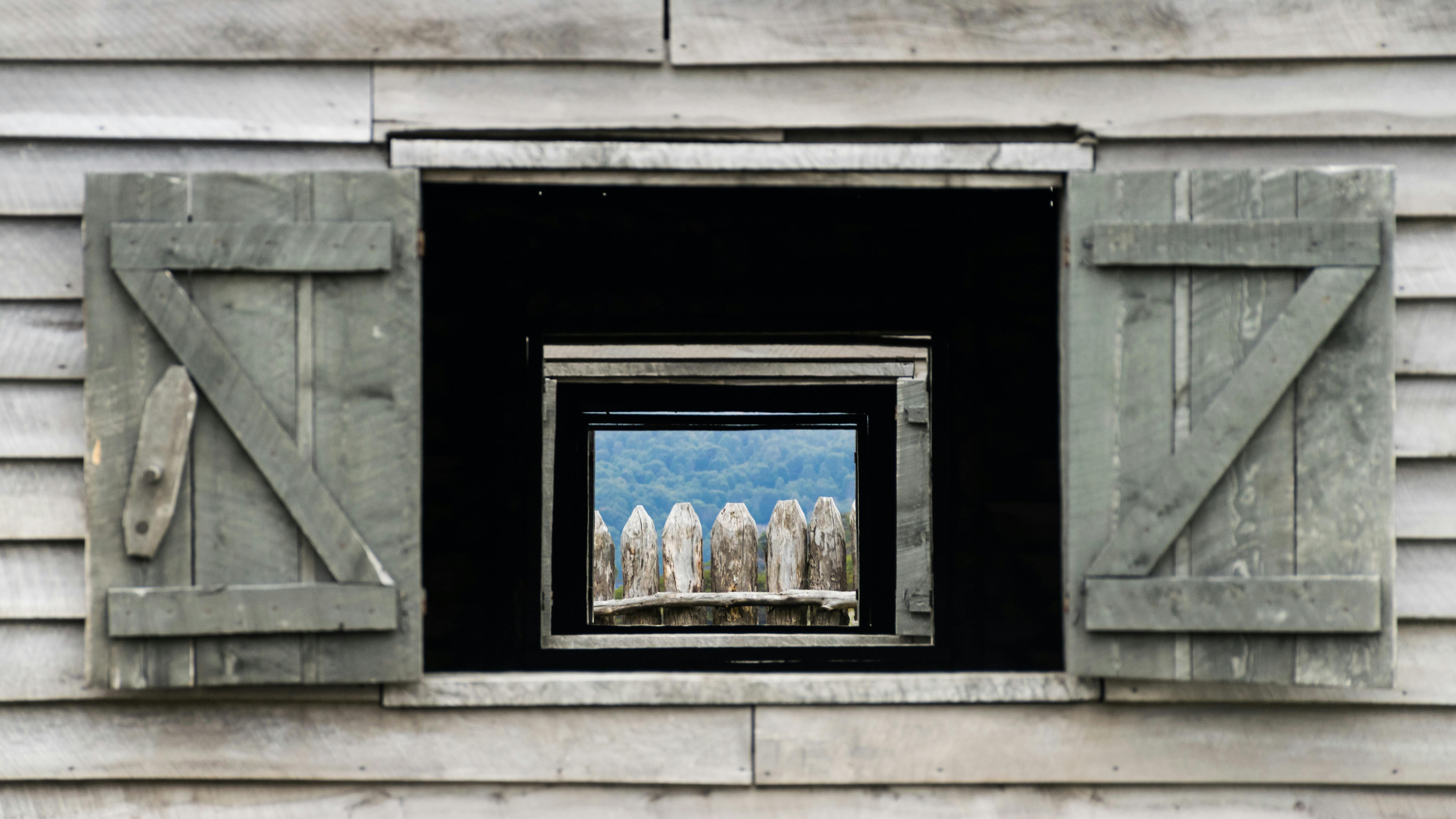 Wooden Shutters in Barn · Free Stock Photo