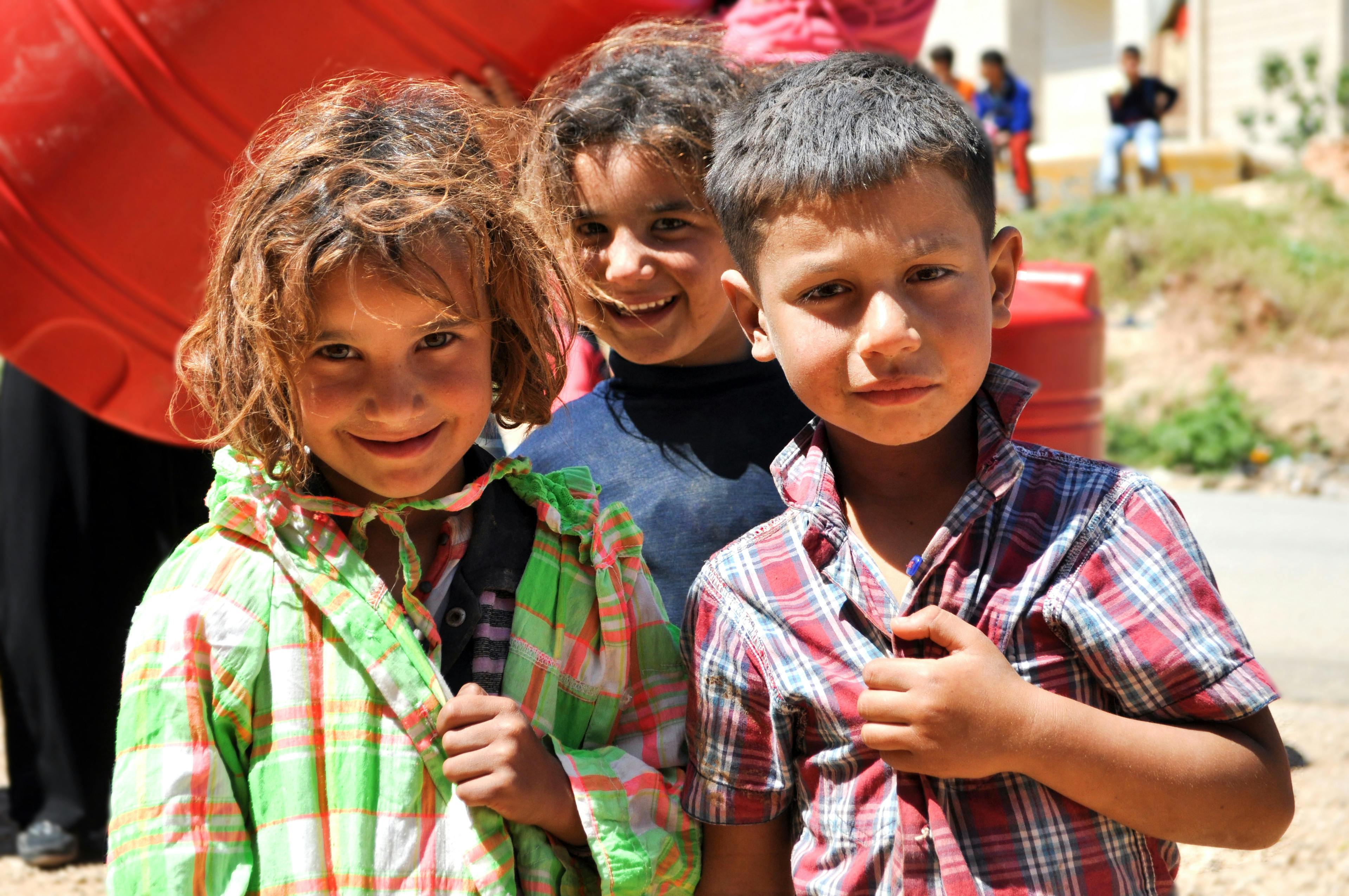 Group of Smiling Boys in Park · Free Stock Photo