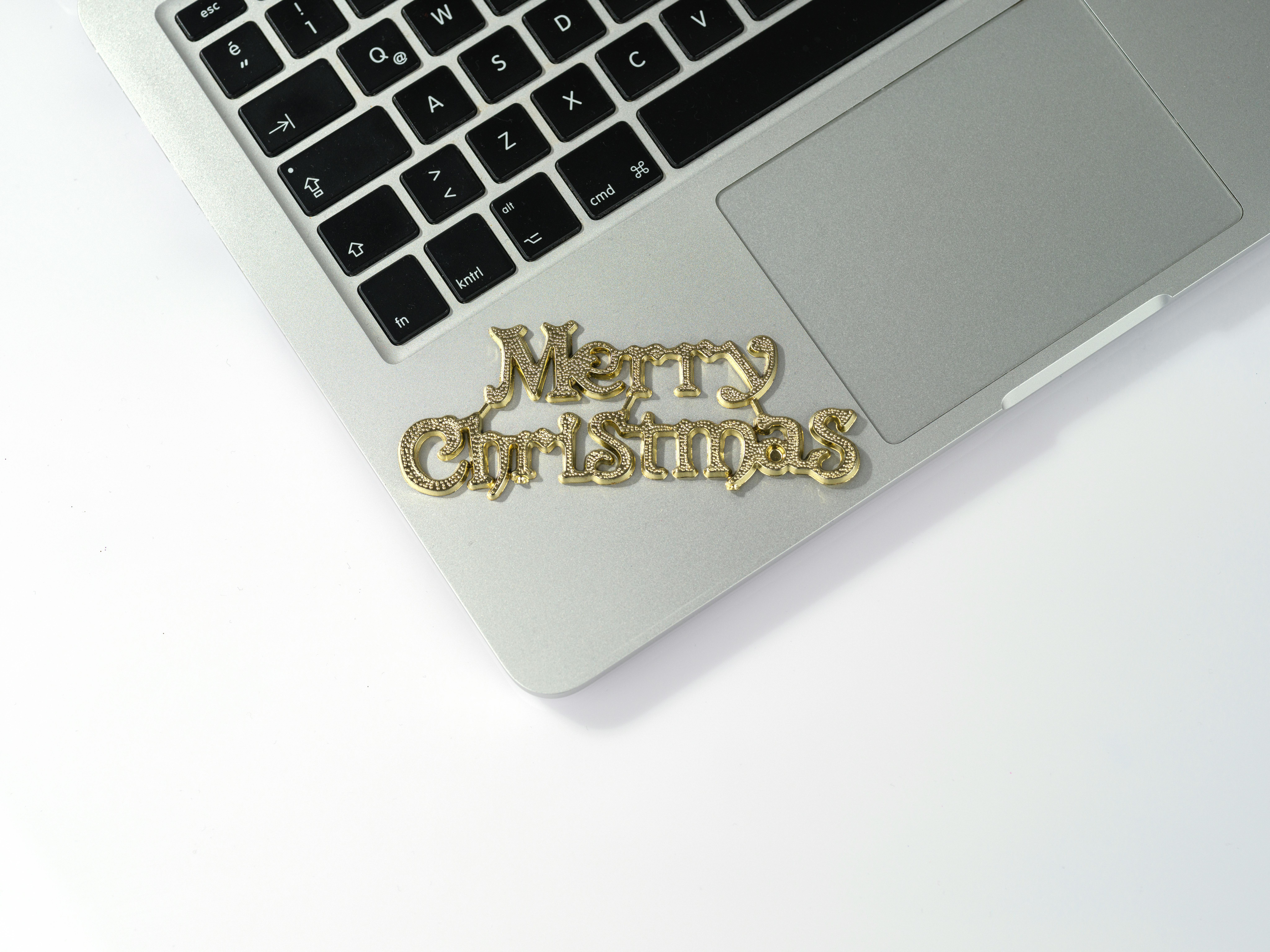 Christmas Ornament on Laptop · Free Stock Photo