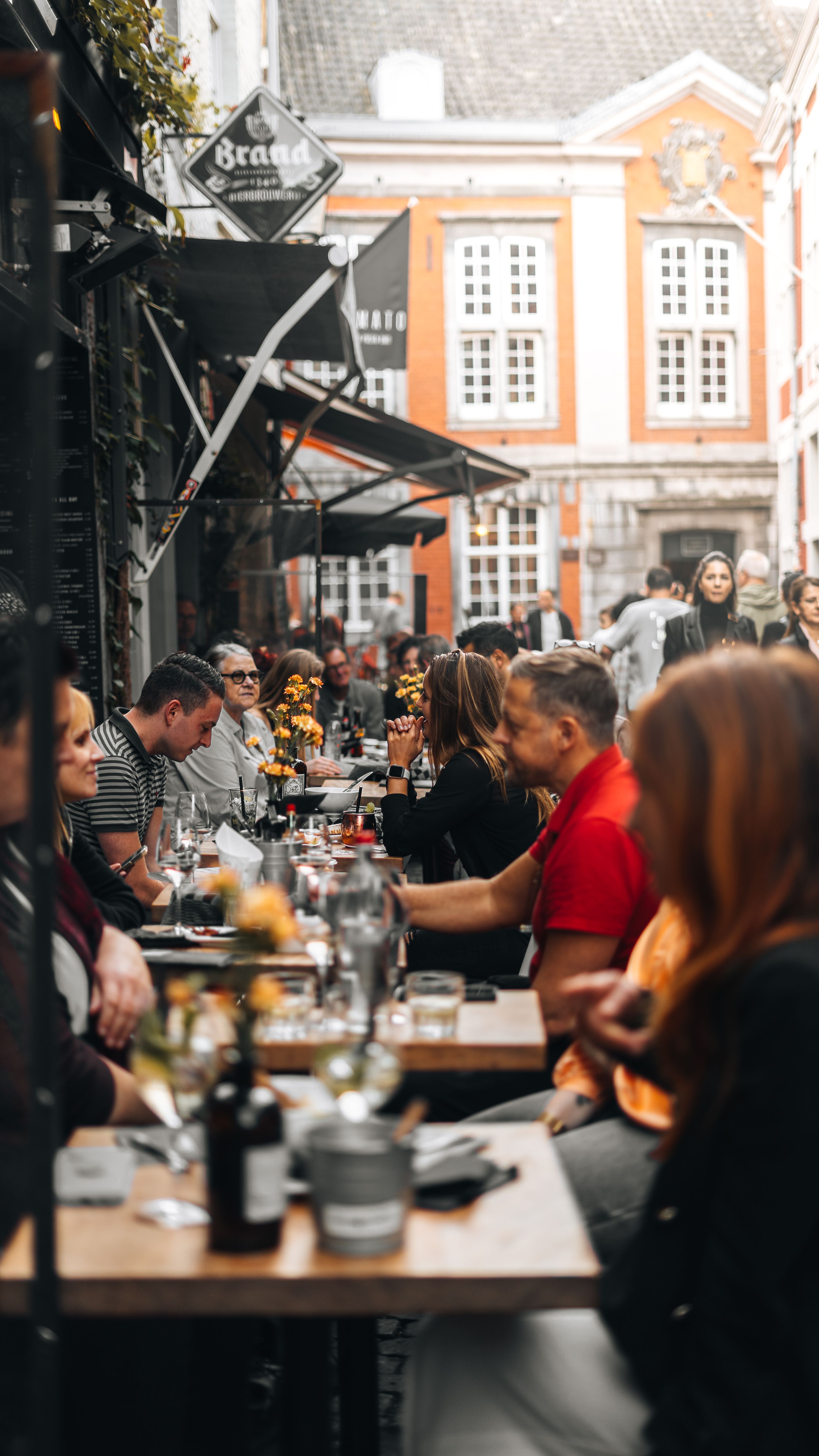 People Sitting at the Table Drinking Wine · Free Stock Photo