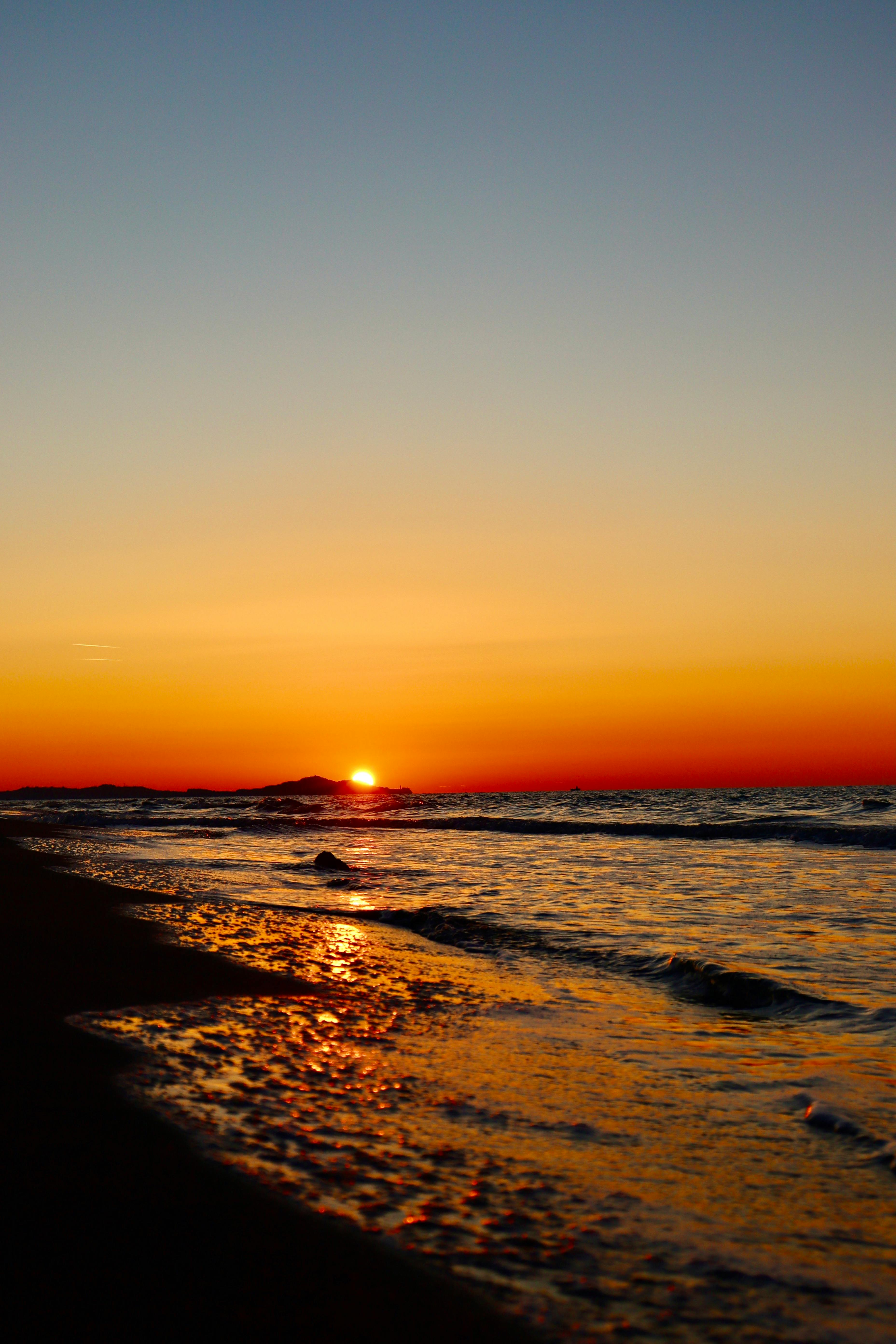 Body Of Water During Sunset · Free Stock Photo