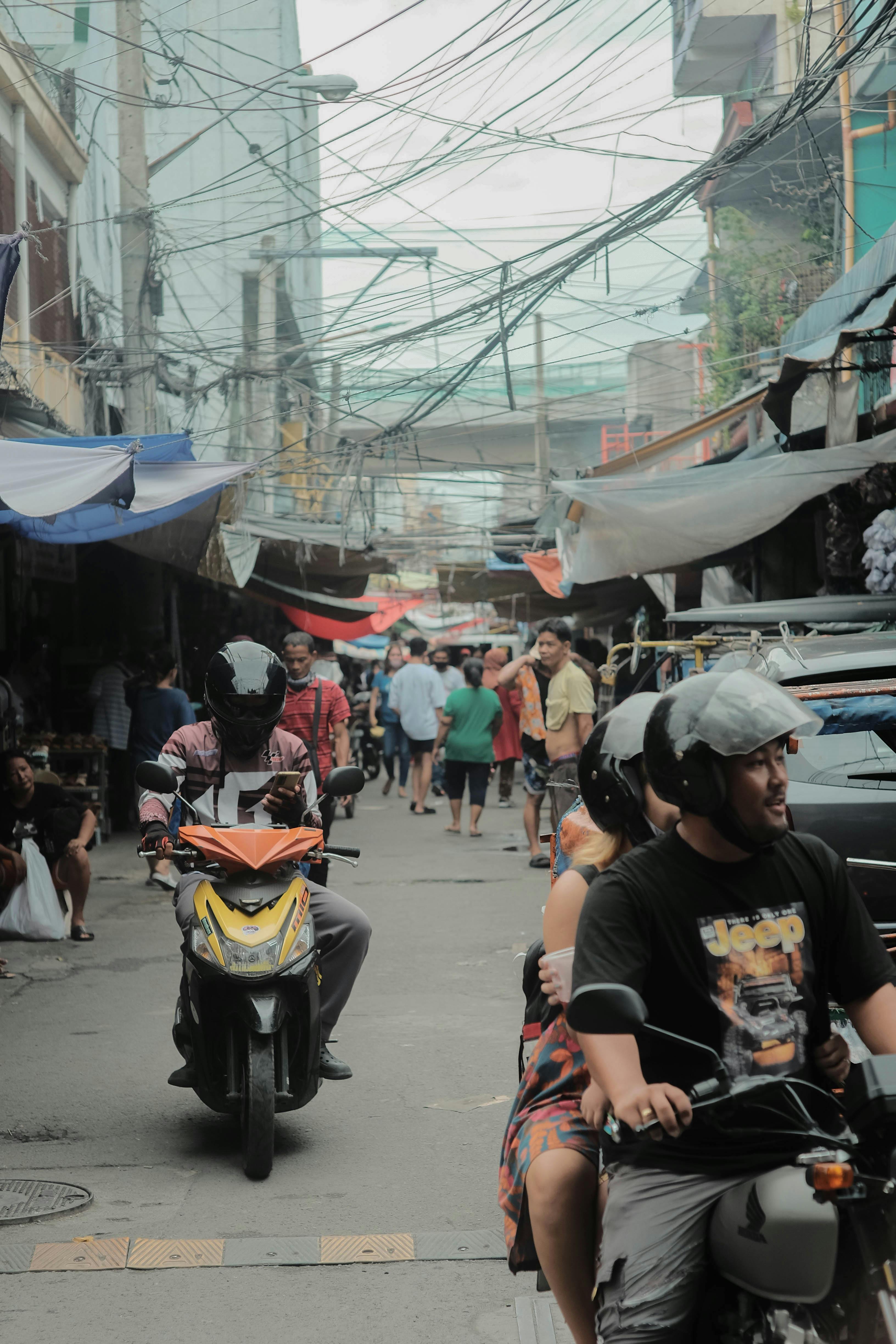 People Riding Motorcyles on the Street · Free Stock Photo