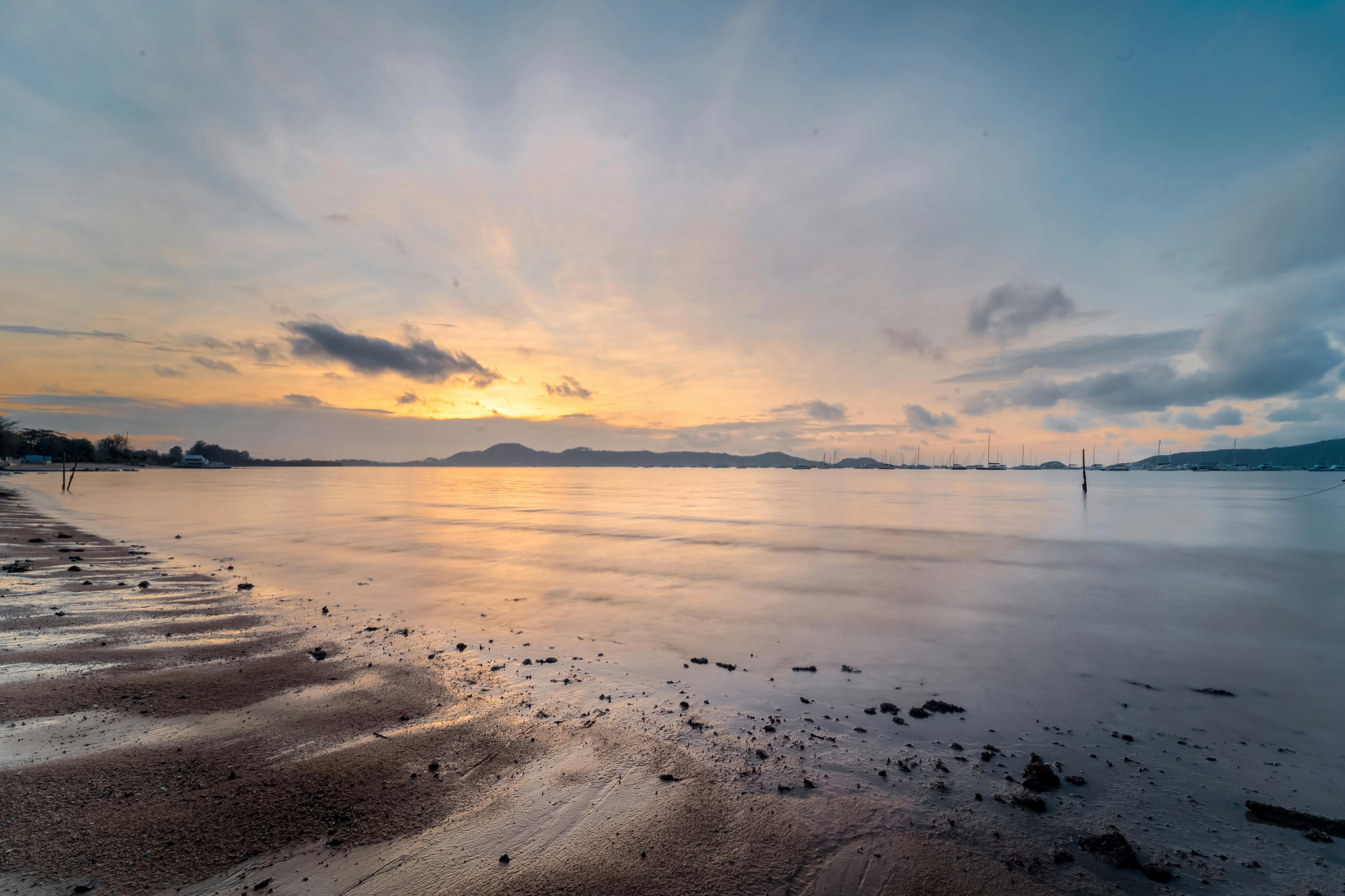 Body of Water during Sunset · Free Stock Photo