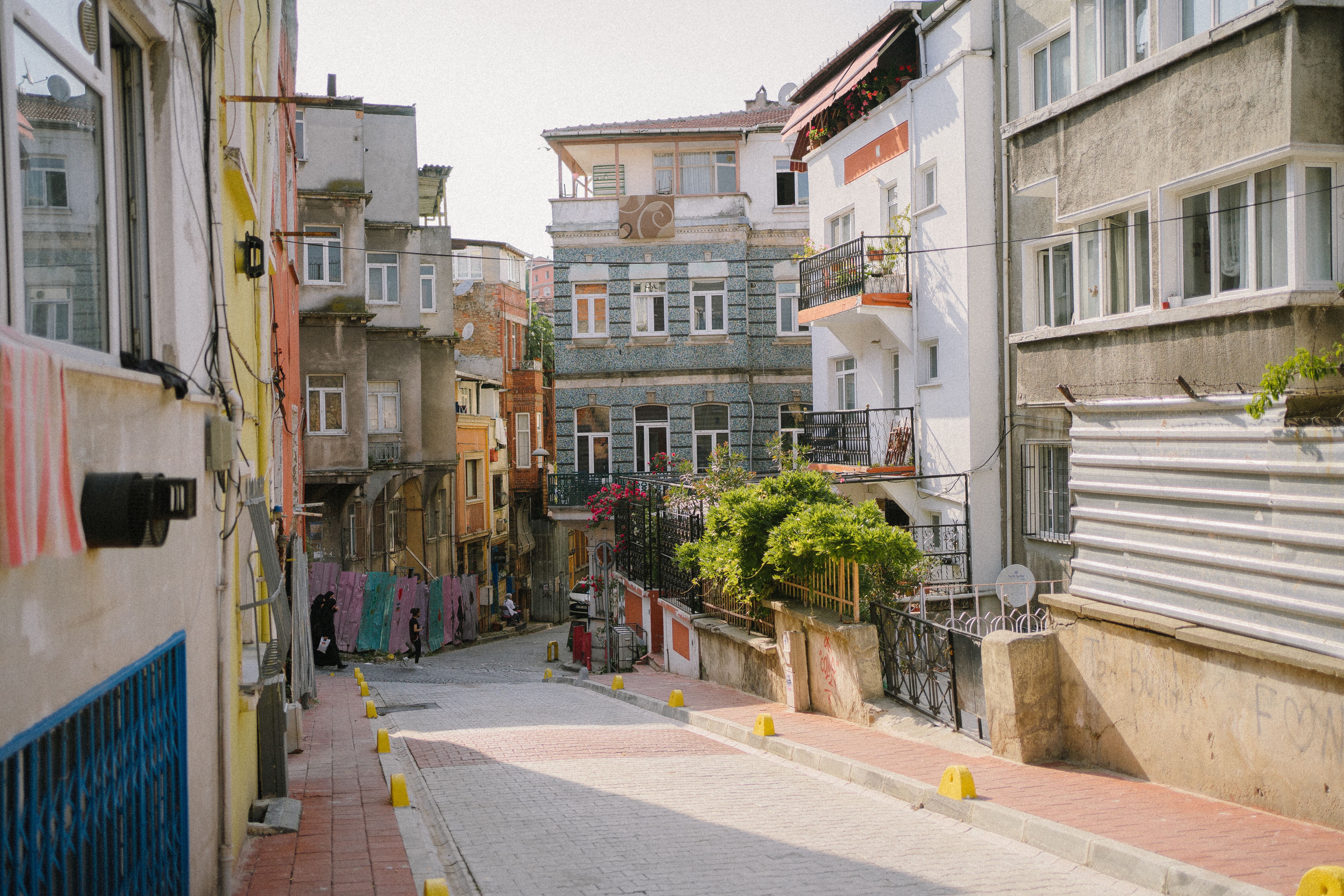 A Street Between Houses · Free Stock Photo