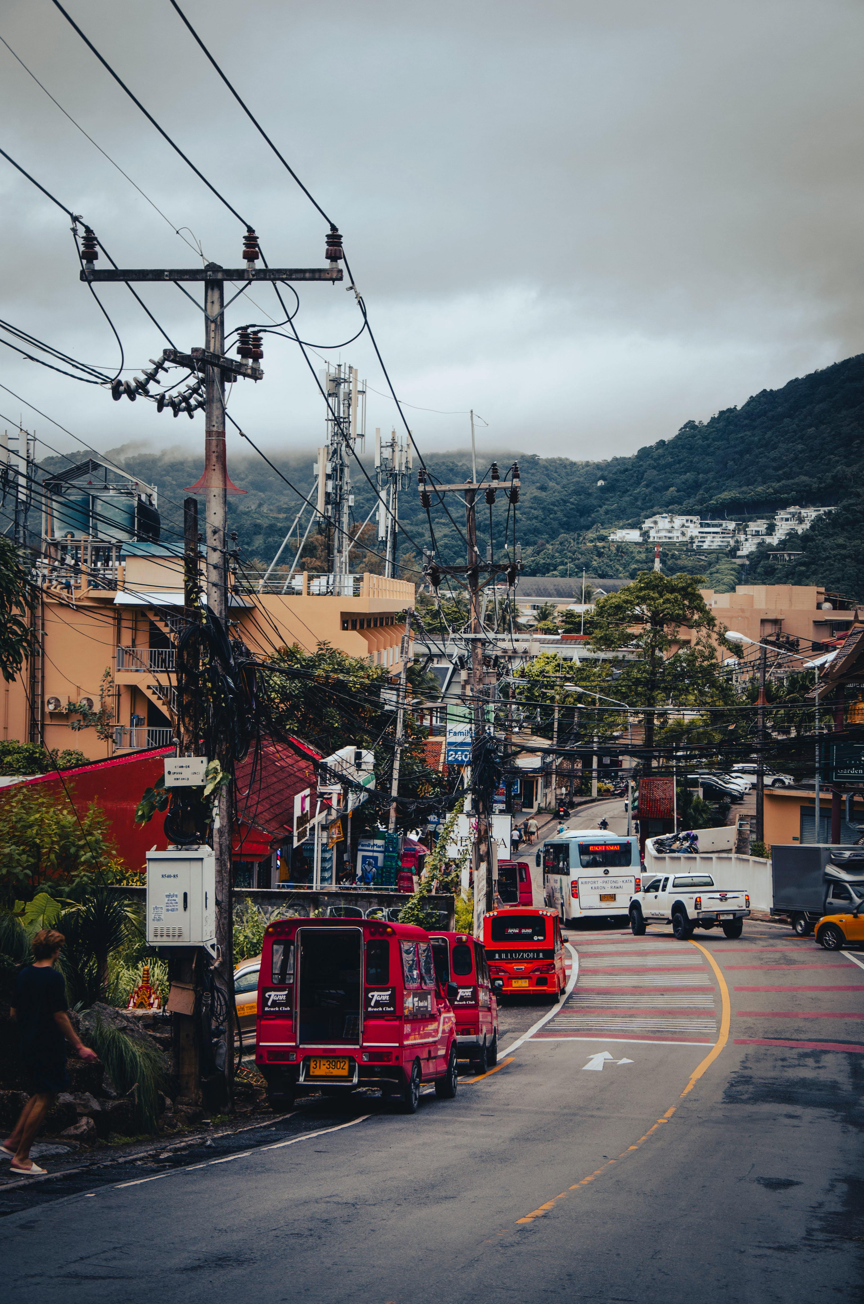 Photo of a Street in a Tropical City · Free Stock Photo