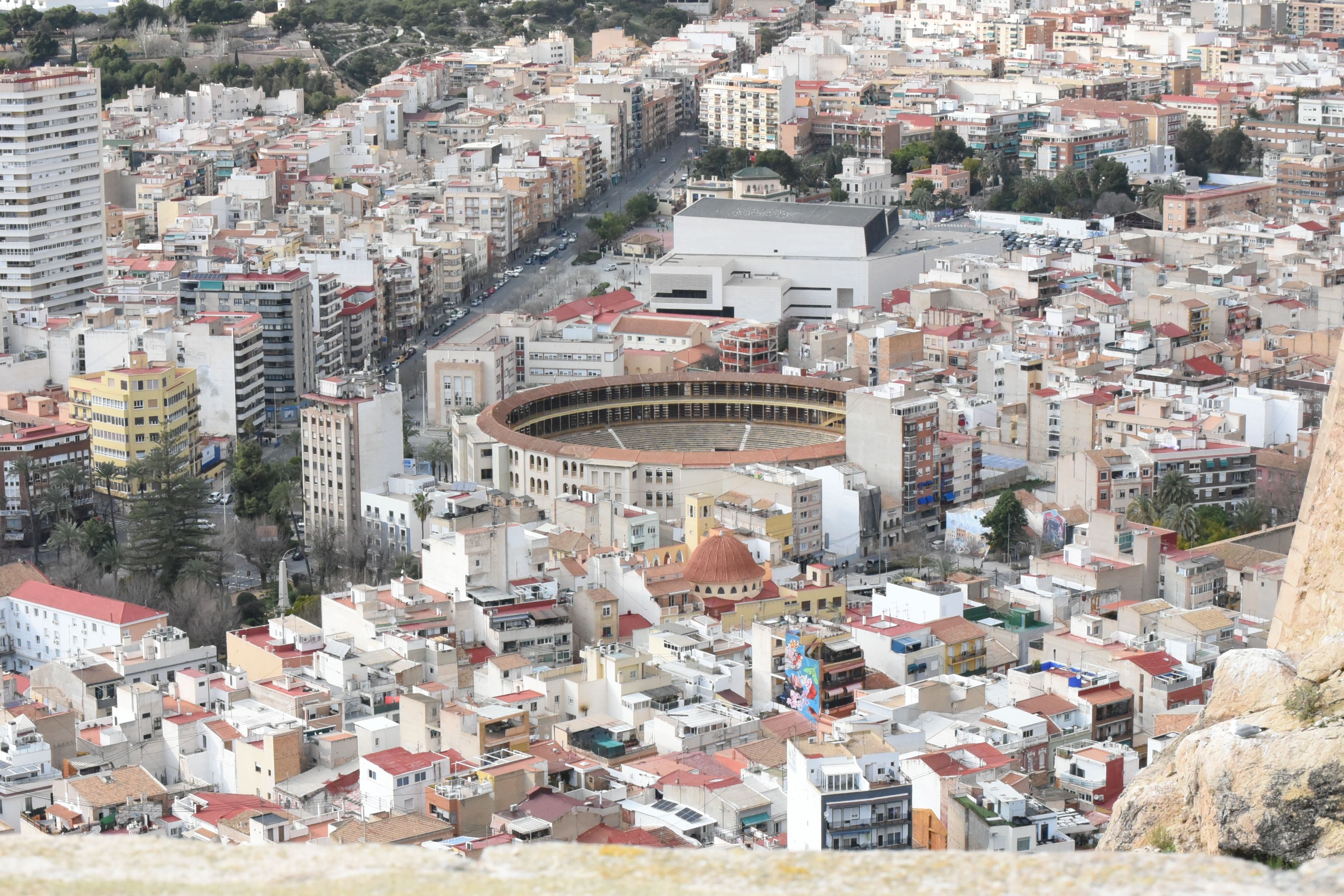 Aerial View of Houses with Swimming Pools on a Mountain in Spain · Free ...