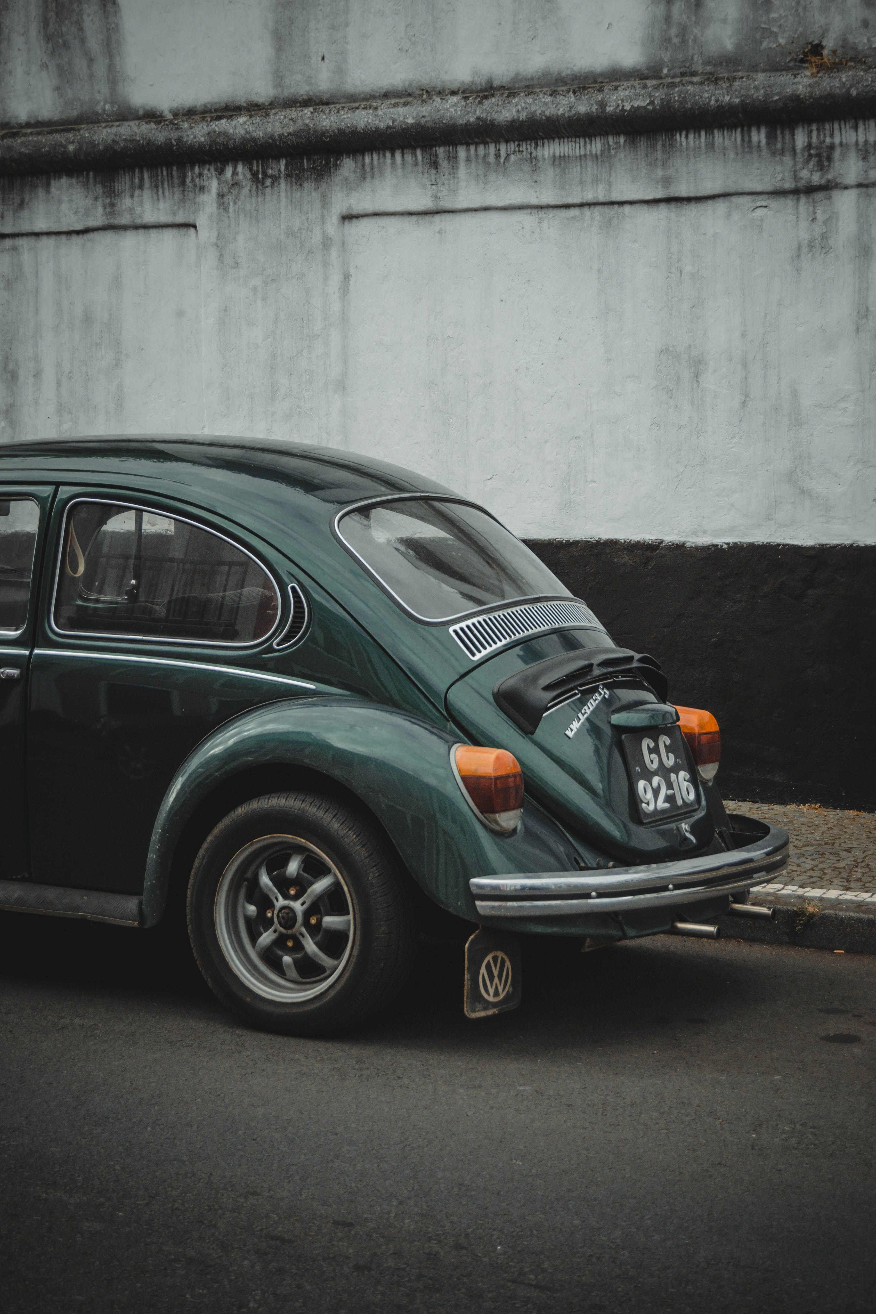 Dark Green Volkswagen Beetle · Free Stock Photo