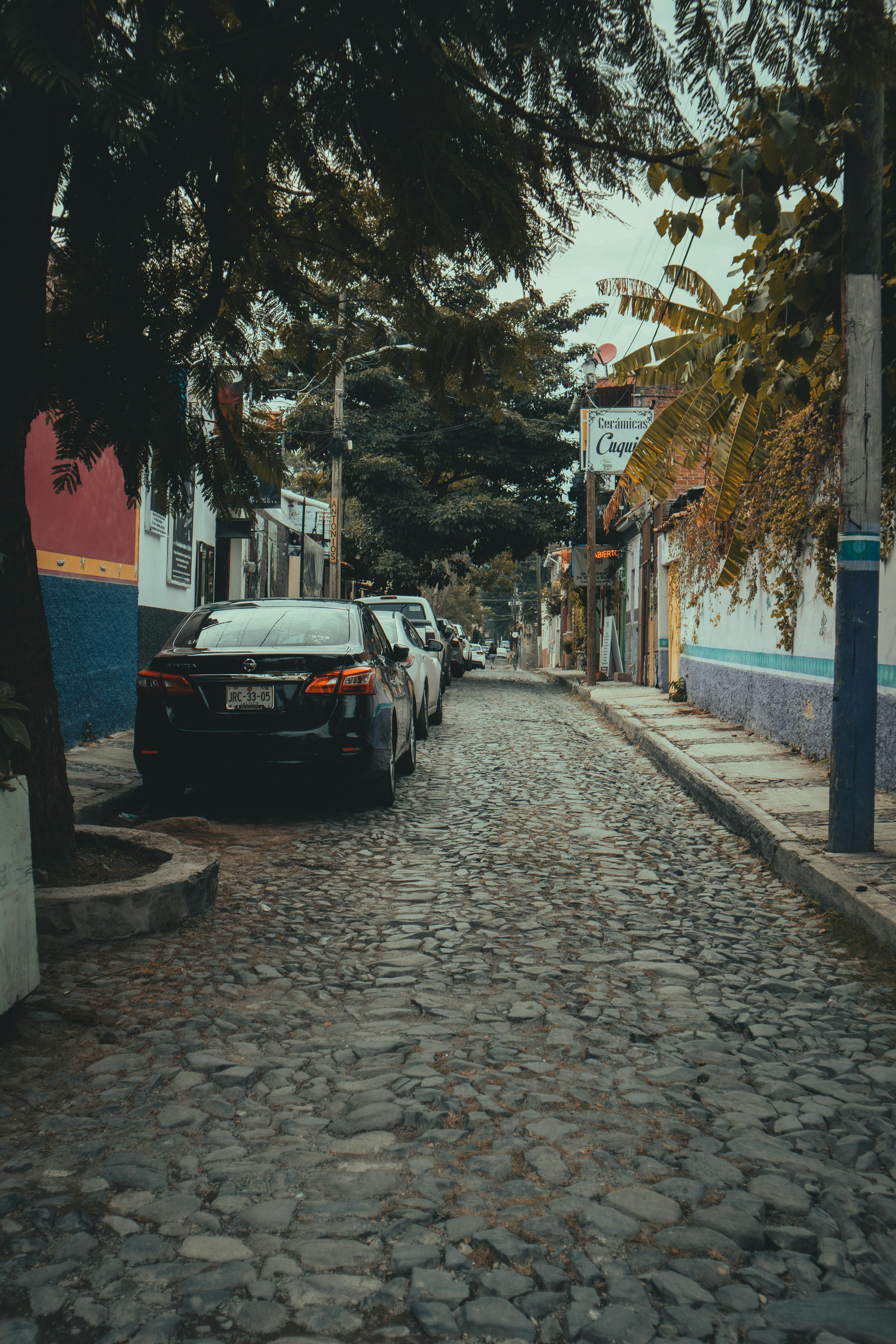Photo of an Old Stone Road in a Mexican Town · Free Stock Photo