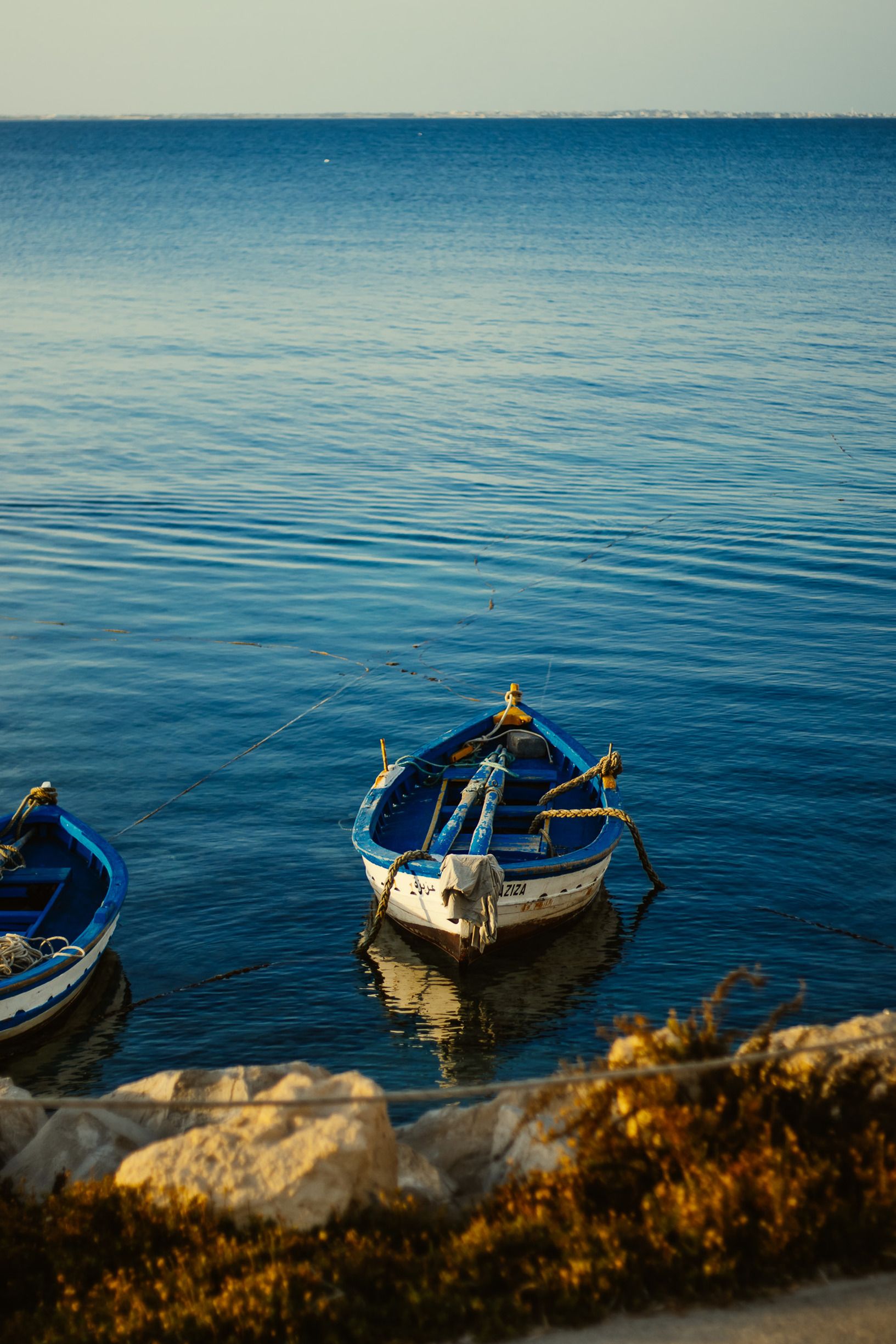 Rowboats Floating by the Seashore · Free Stock Photo