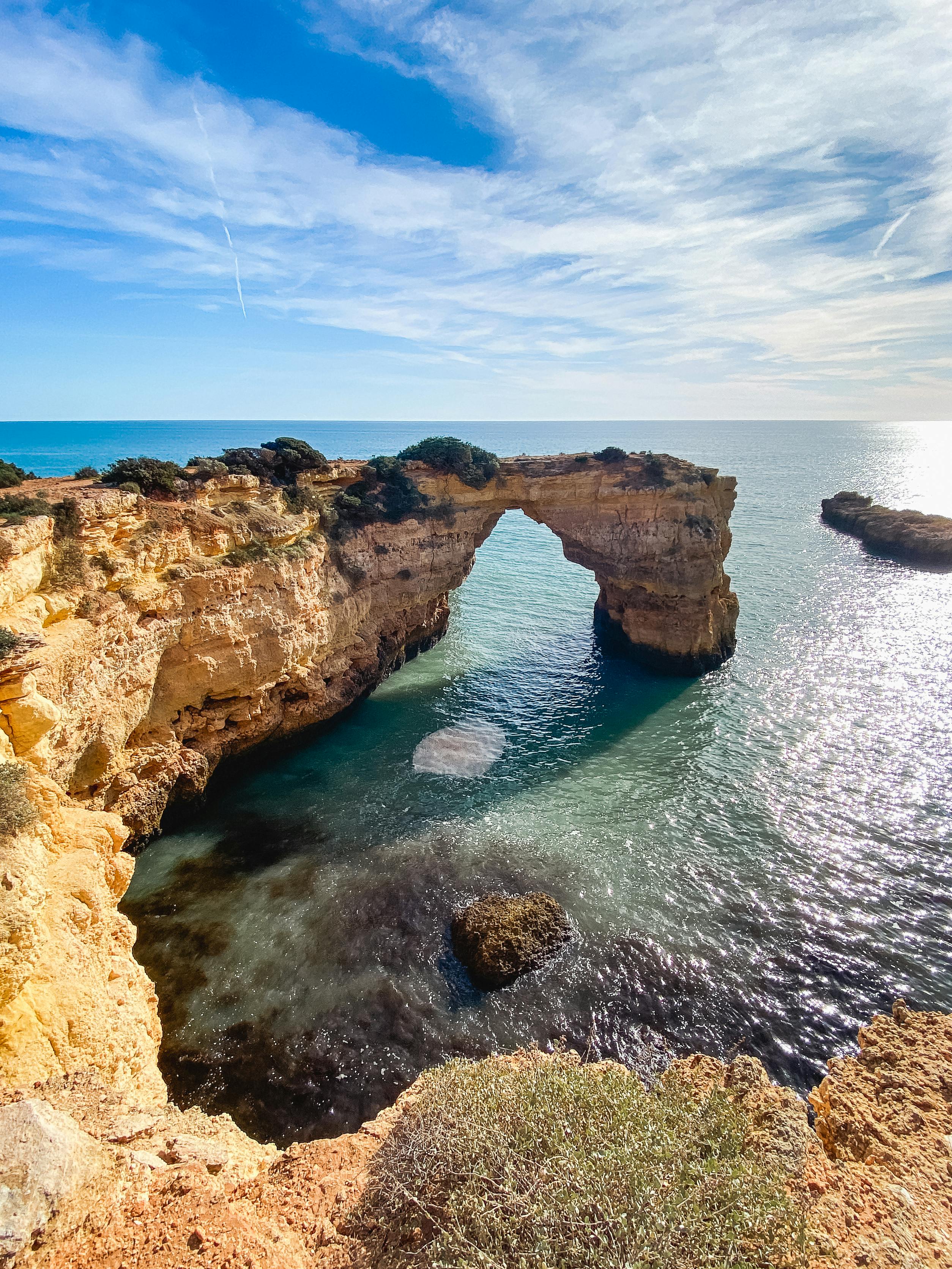 Bird's Eye View Photography Of Cove · Free Stock Photo