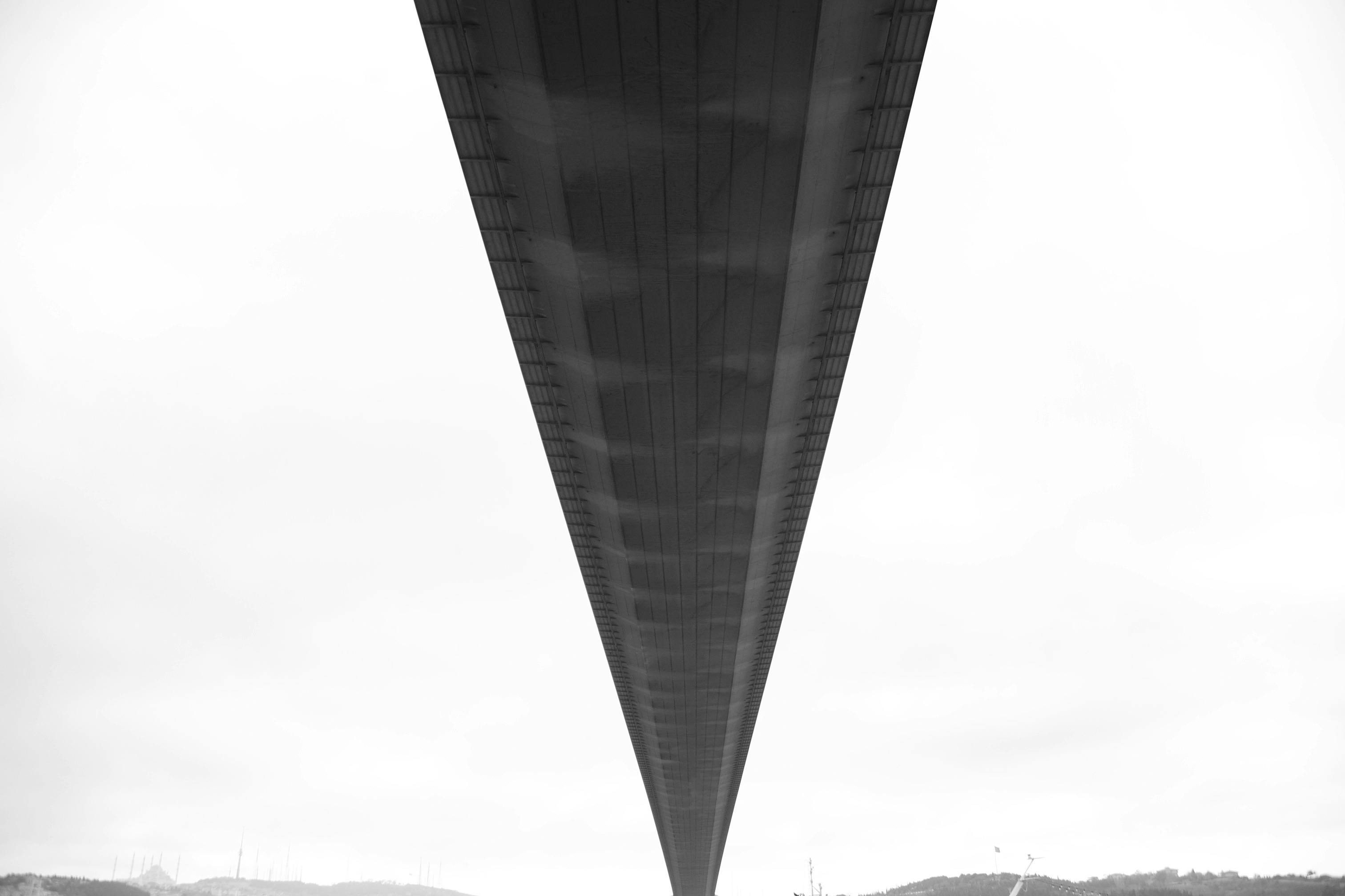 Clear Sky over Bridge · Free Stock Photo