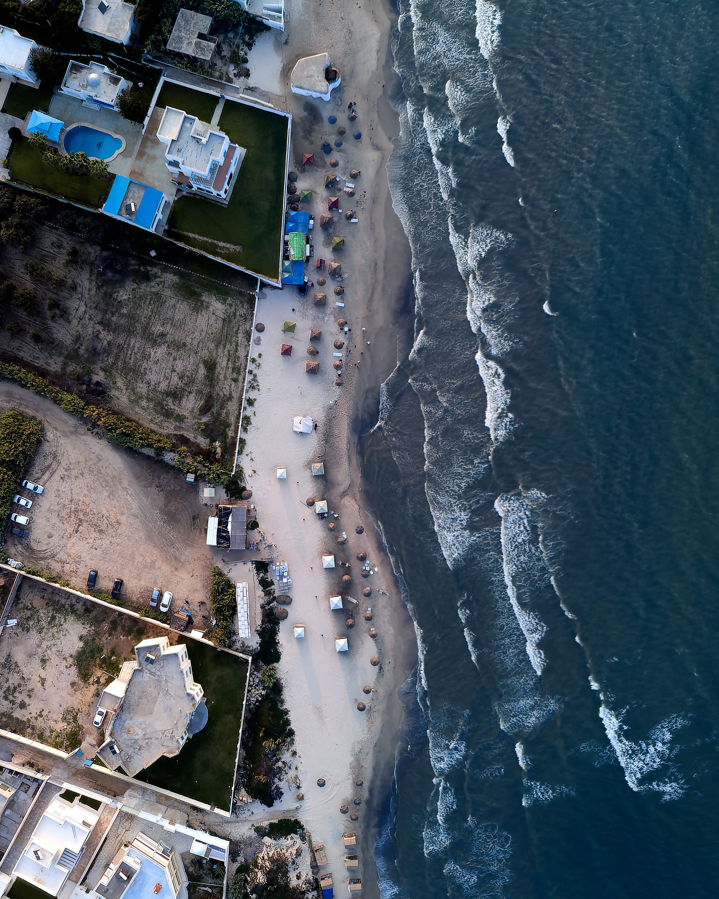 Aerial View of a Beach · Free Stock Photo