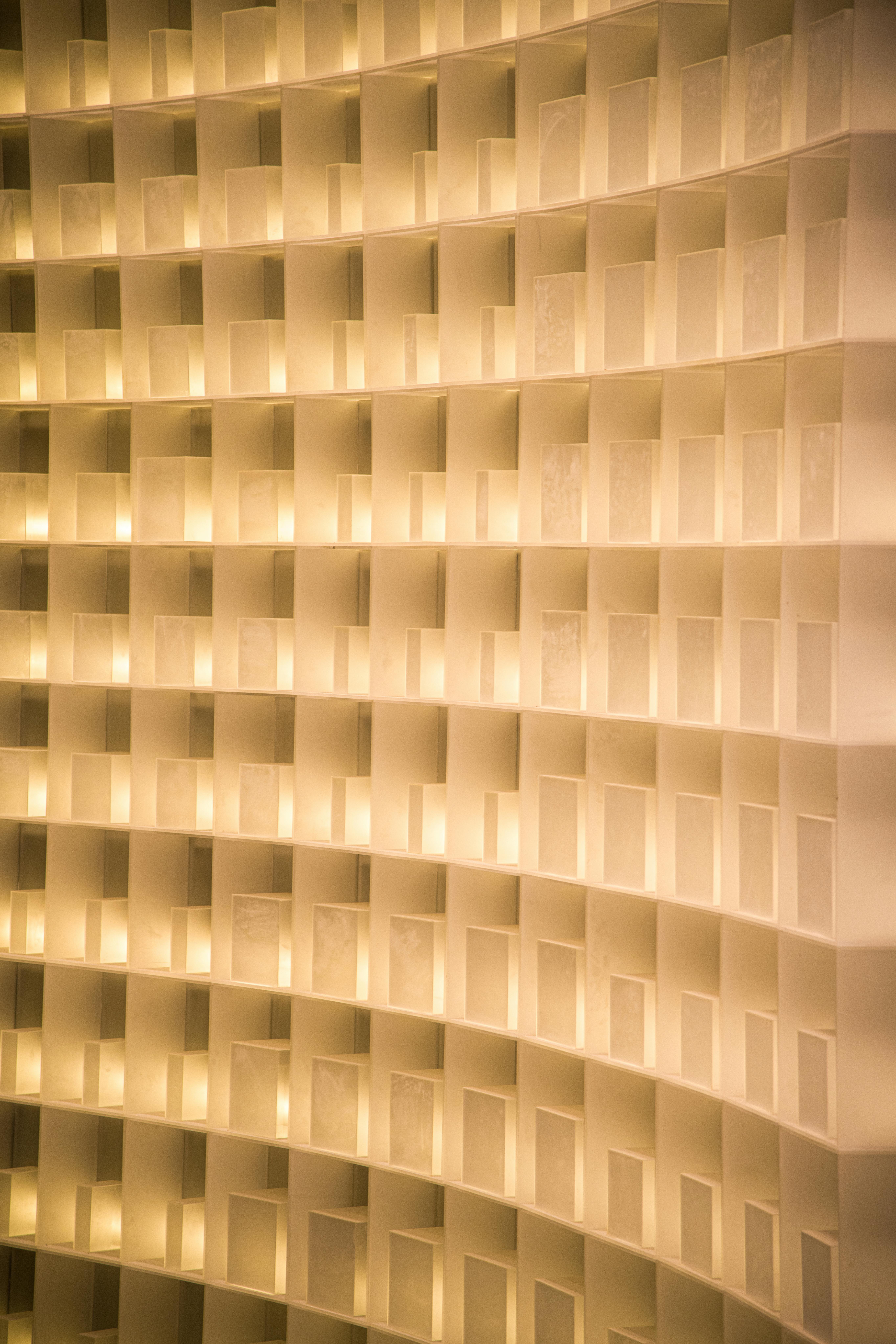 Squares on Wall · Free Stock Photo