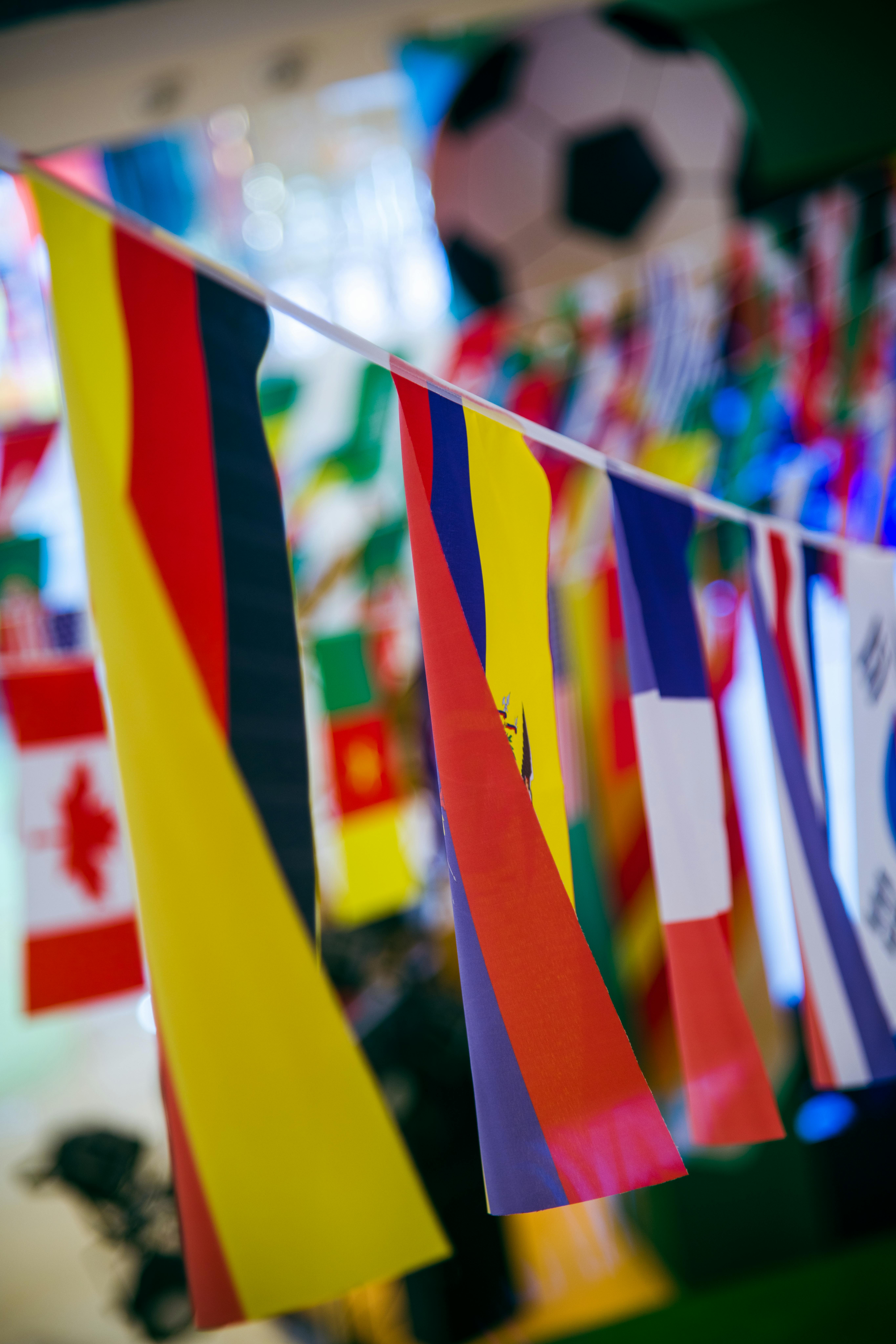 String with Flags · Free Stock Photo