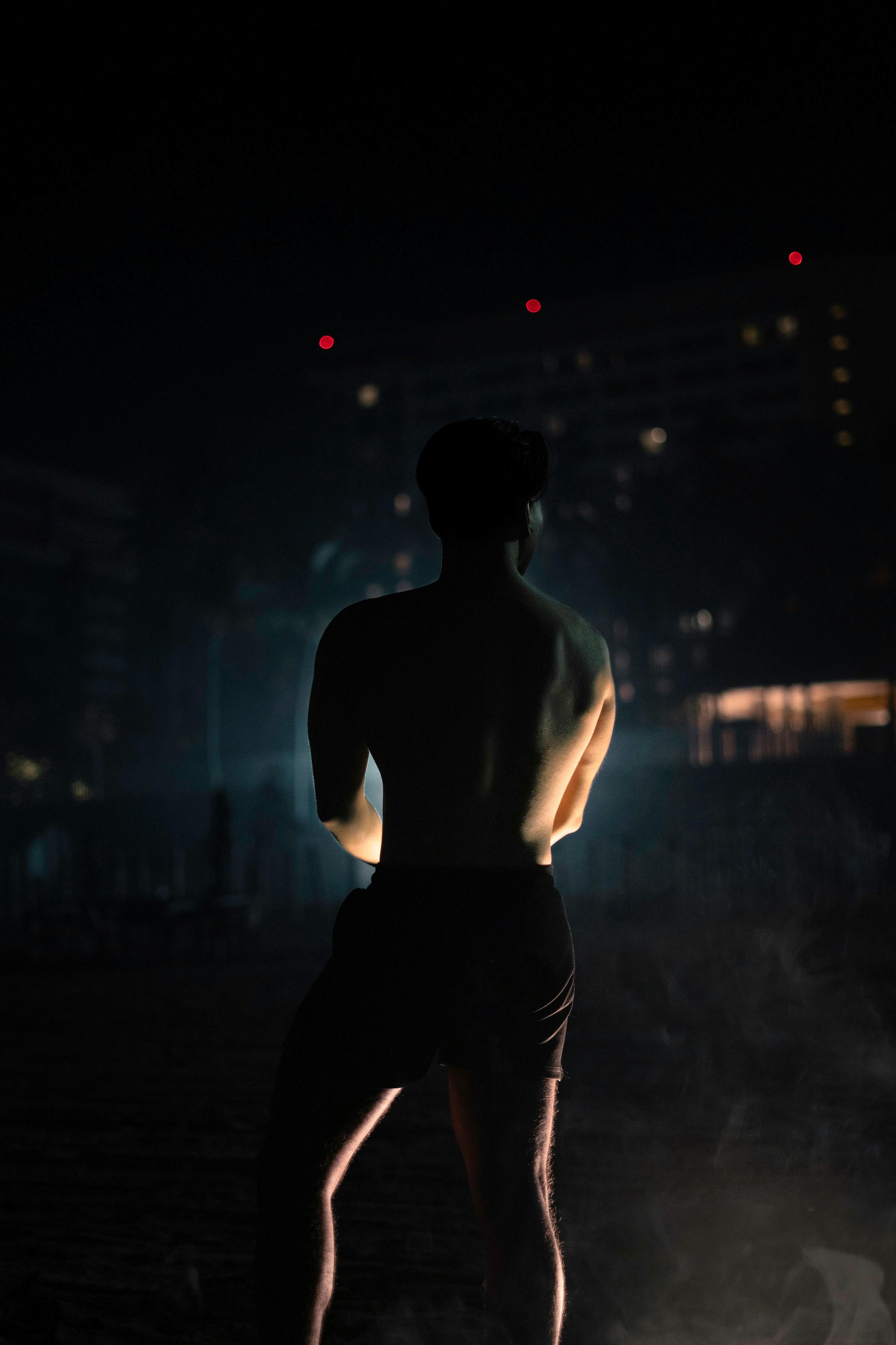 Man Against Light · Free Stock Photo