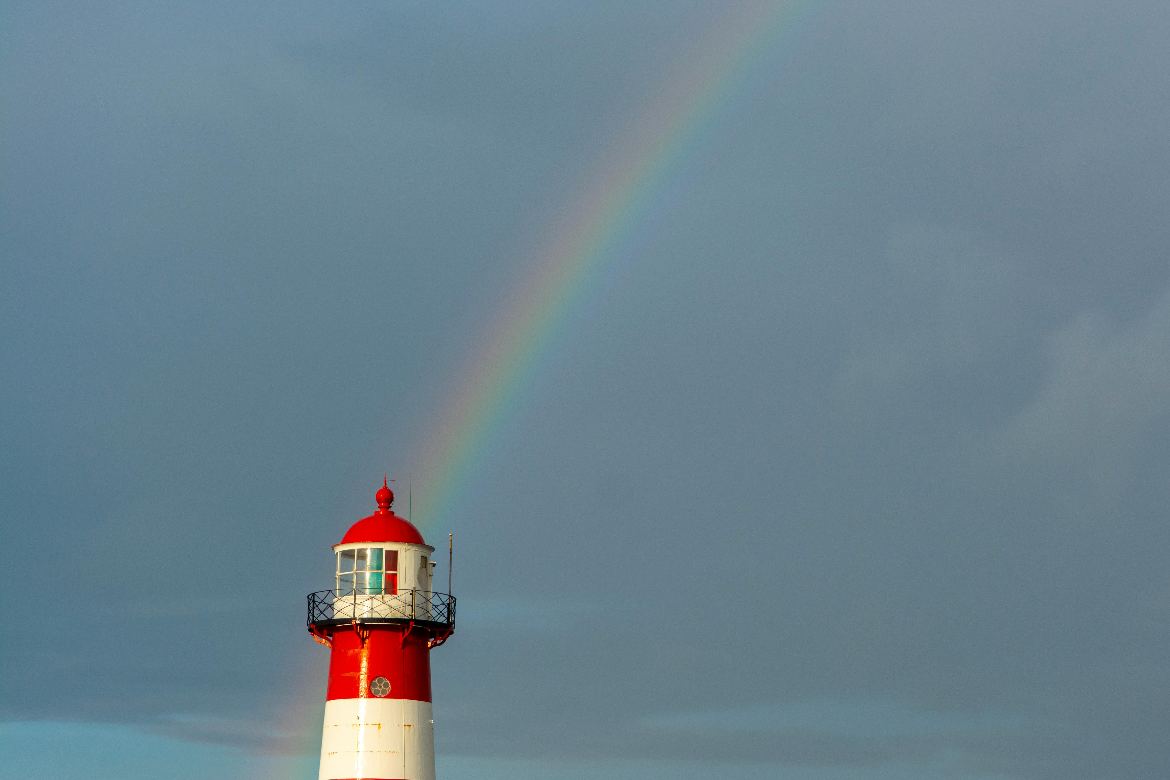 Lighthouse Rainbow Photos, Download The BEST Free Lighthouse Rainbow ...