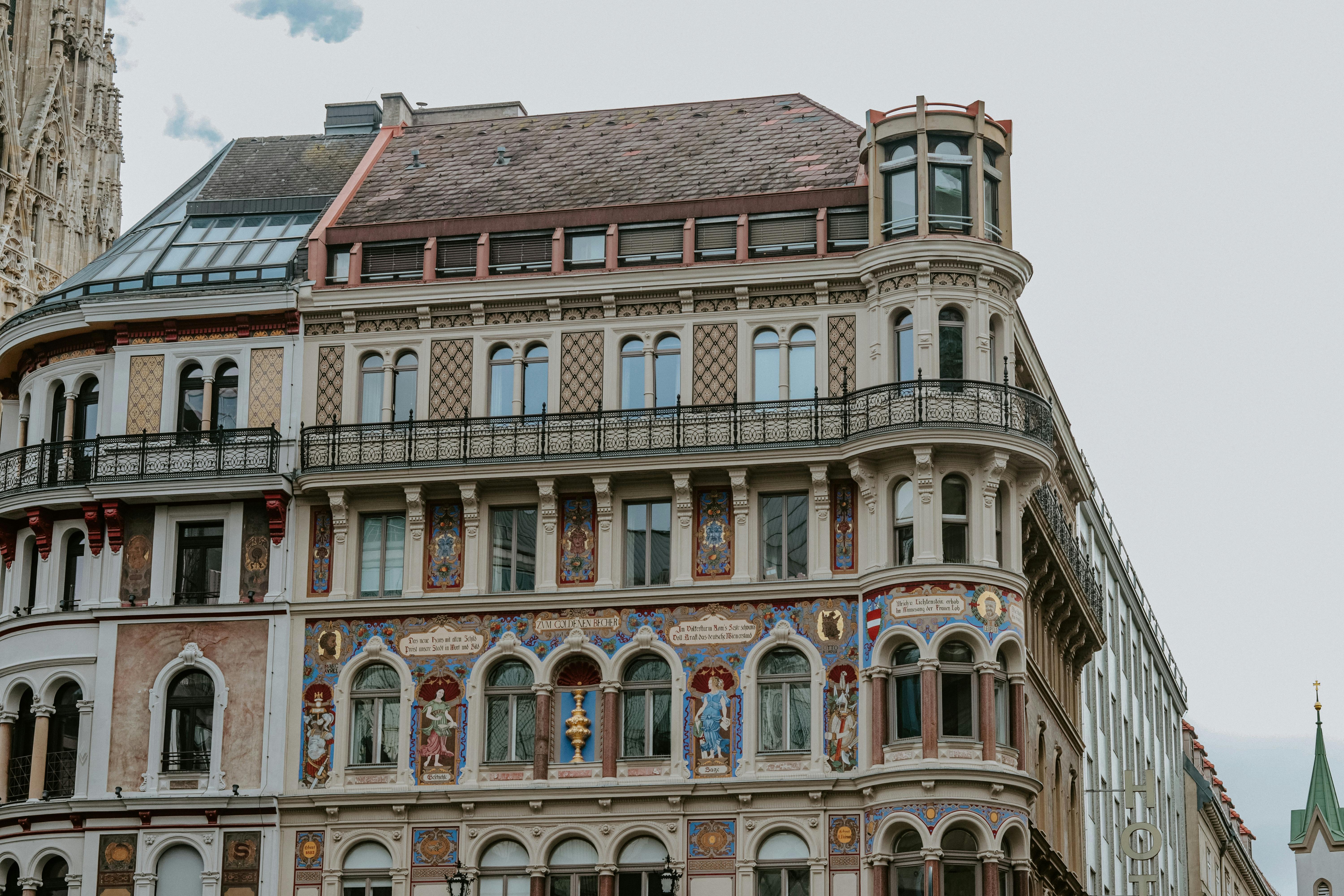 City Building in Vienna Center · Free Stock Photo