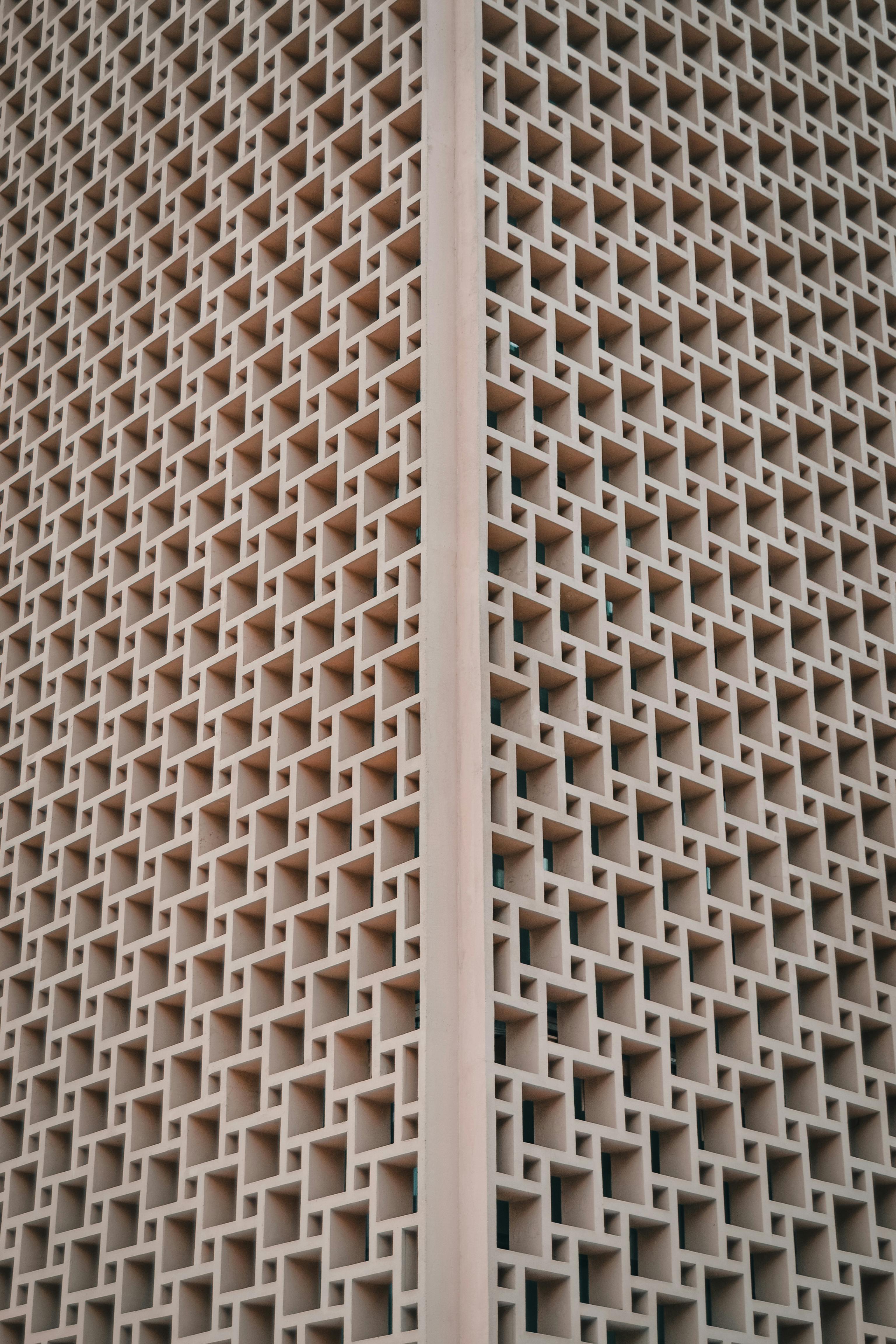 Beige Geometric Structure · Free Stock Photo