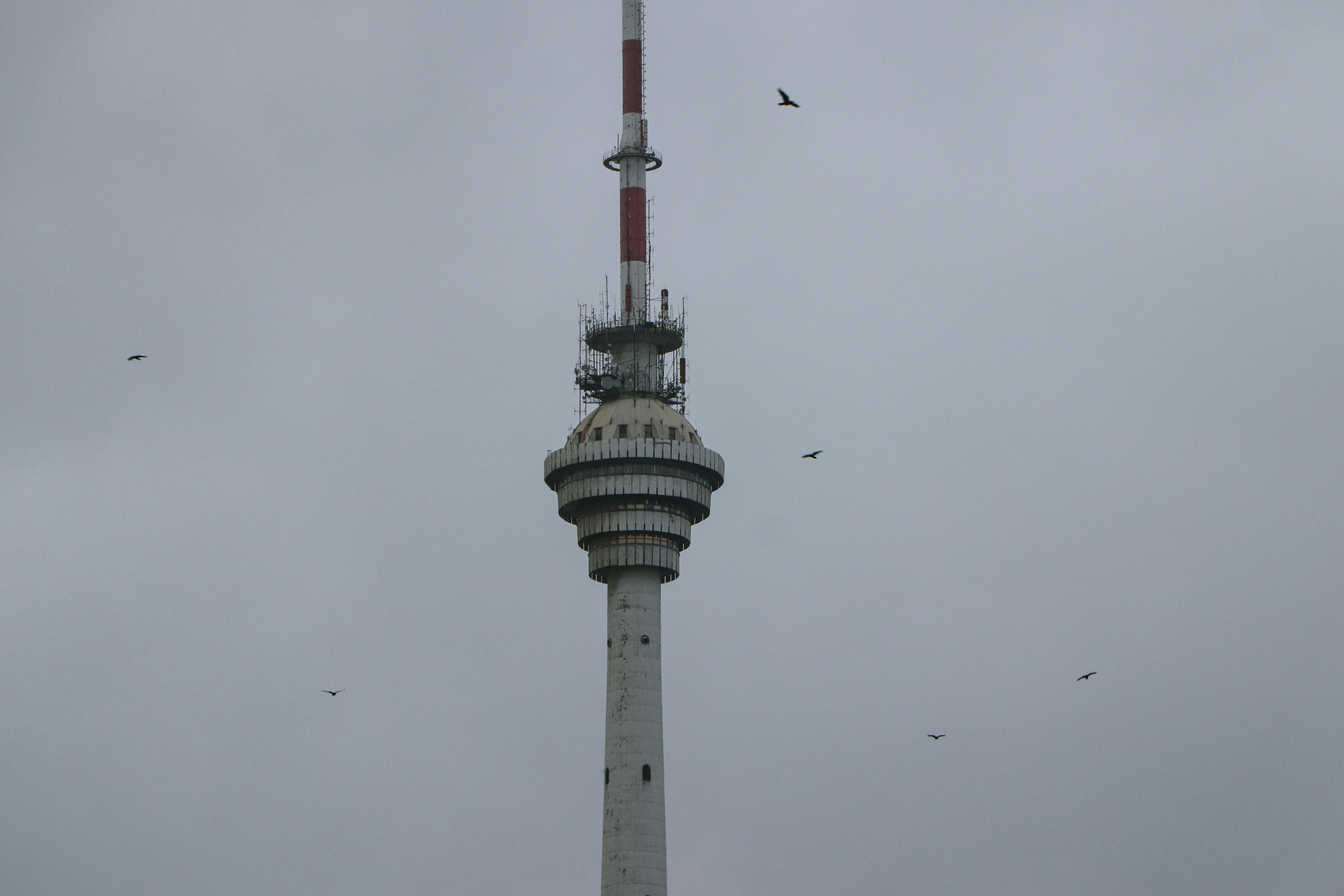 Close-up of the Baku TV Tower in Azerbaijan · Free Stock Photo