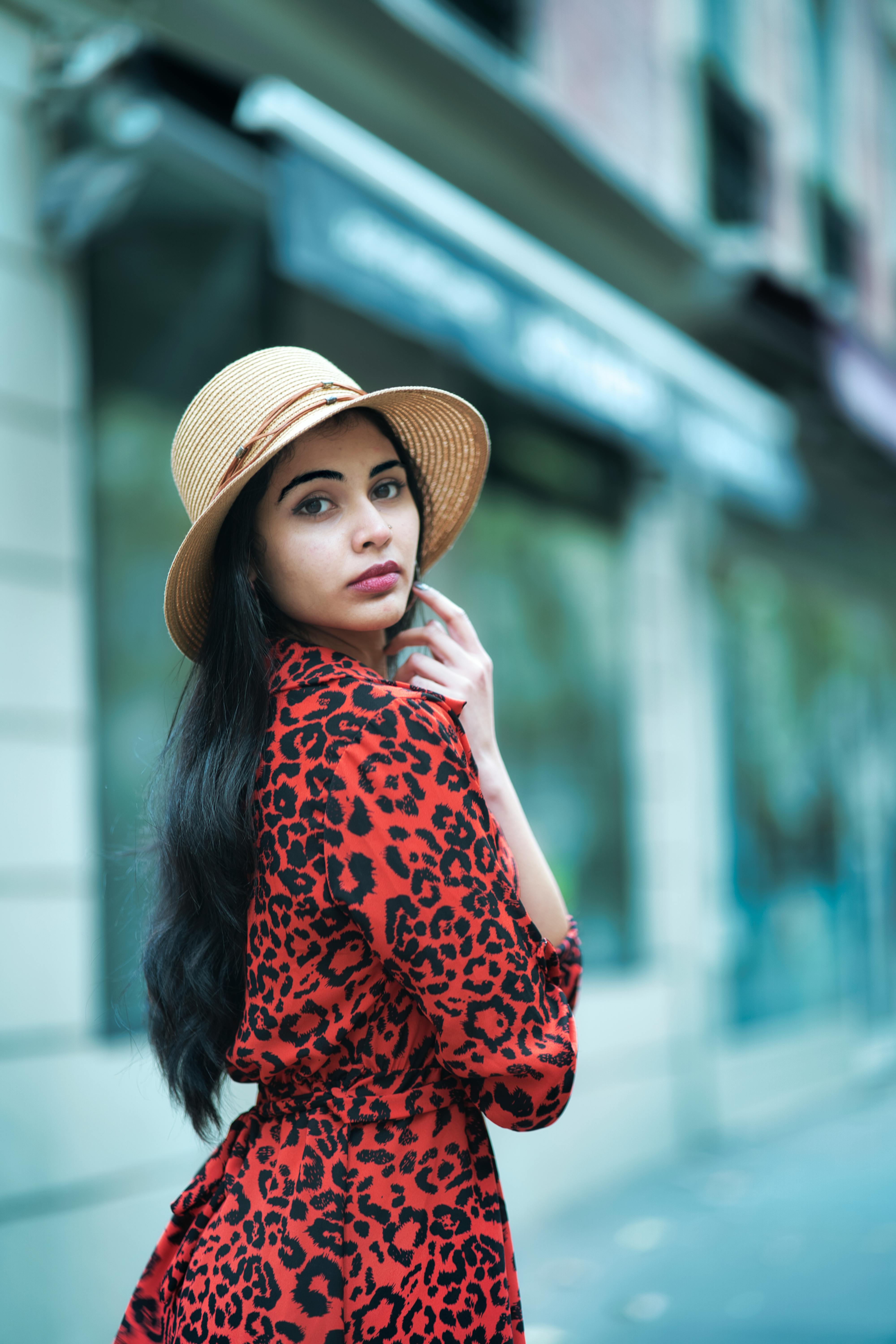 Woman in Blue Dress · Free Stock Photo