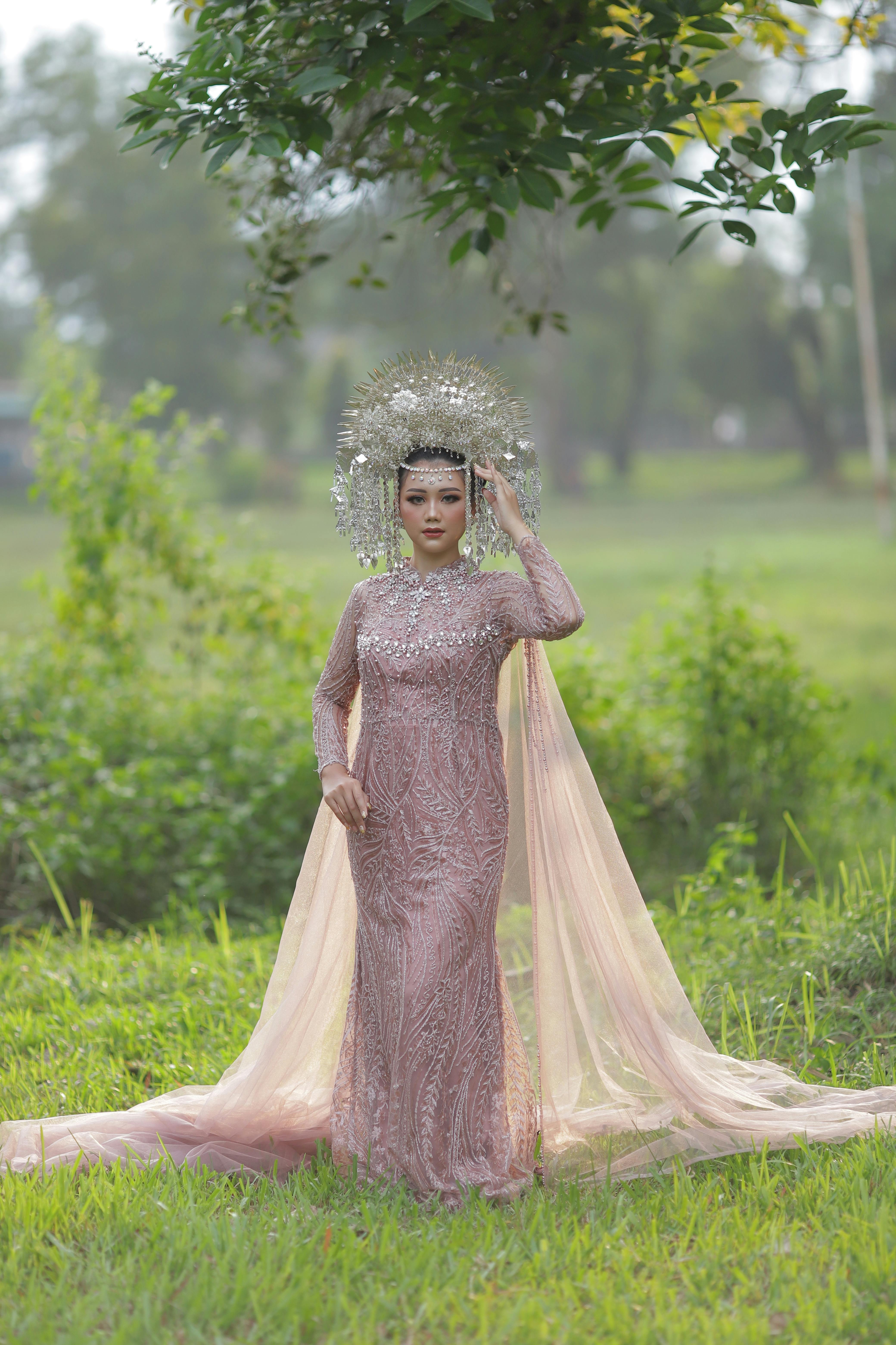 Woman Posing in Queen Costume · Free Stock Photo