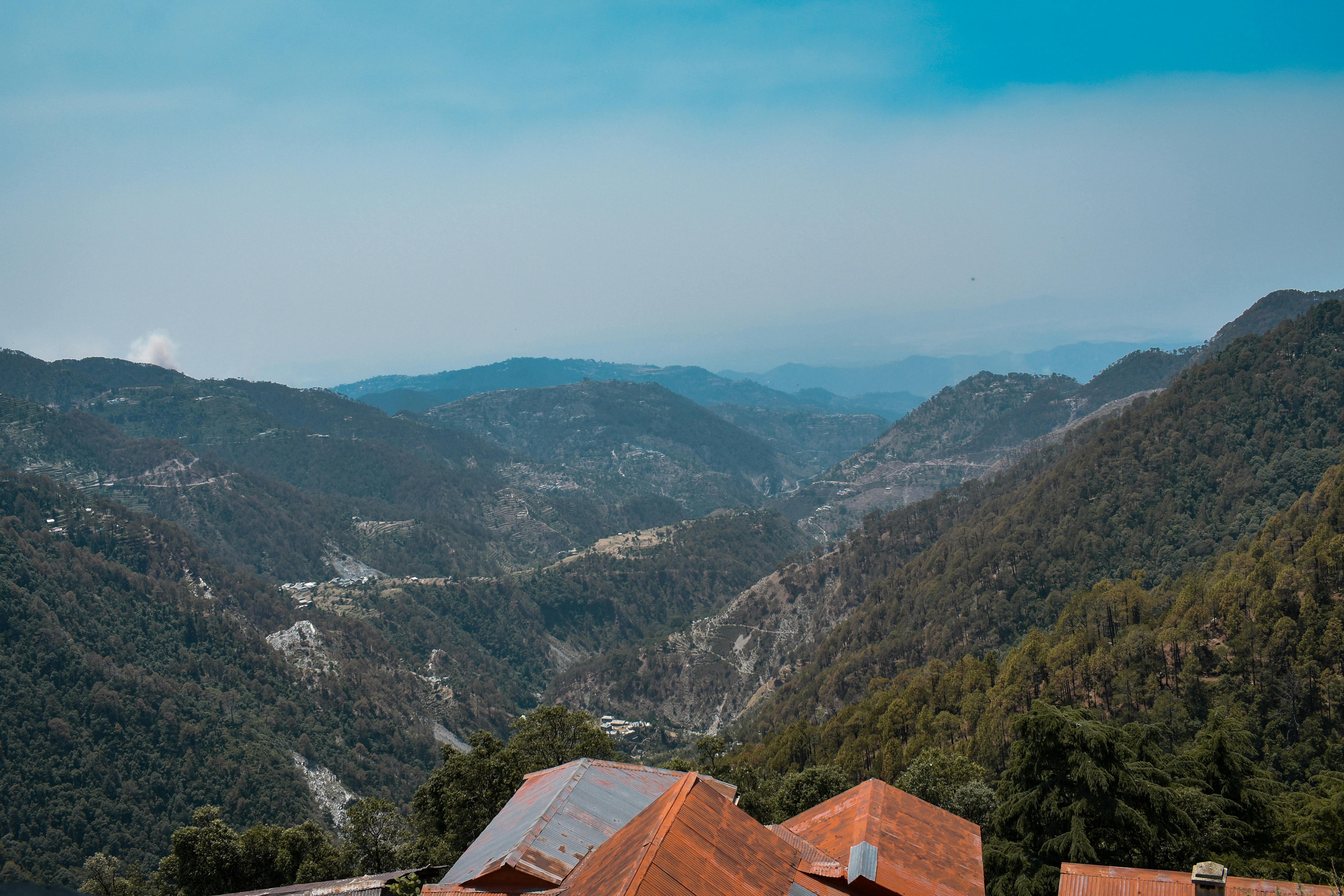 Suspension Bridge Between Mountains · Free Stock Photo