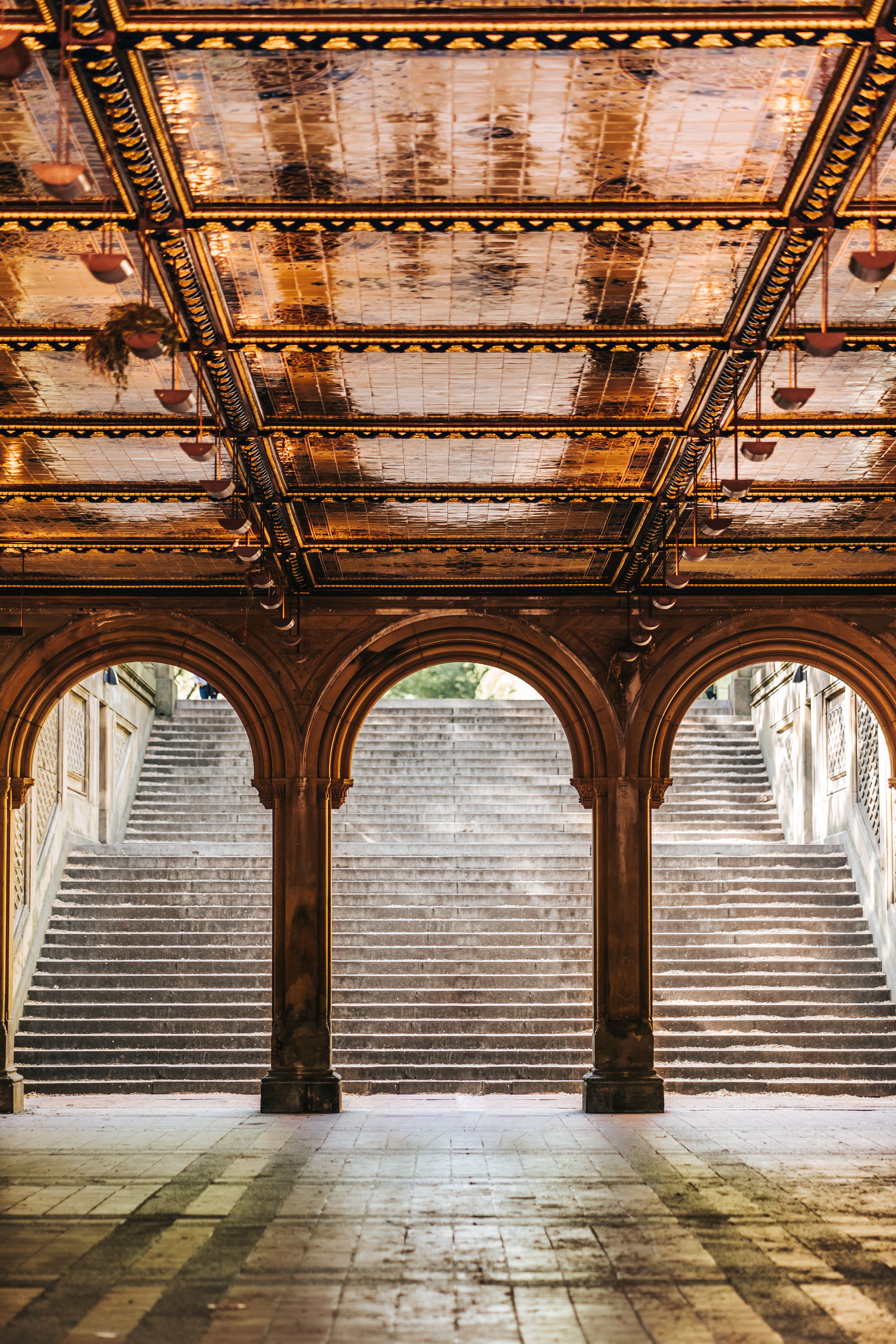Hallway Towards a Staircase · Free Stock Photo