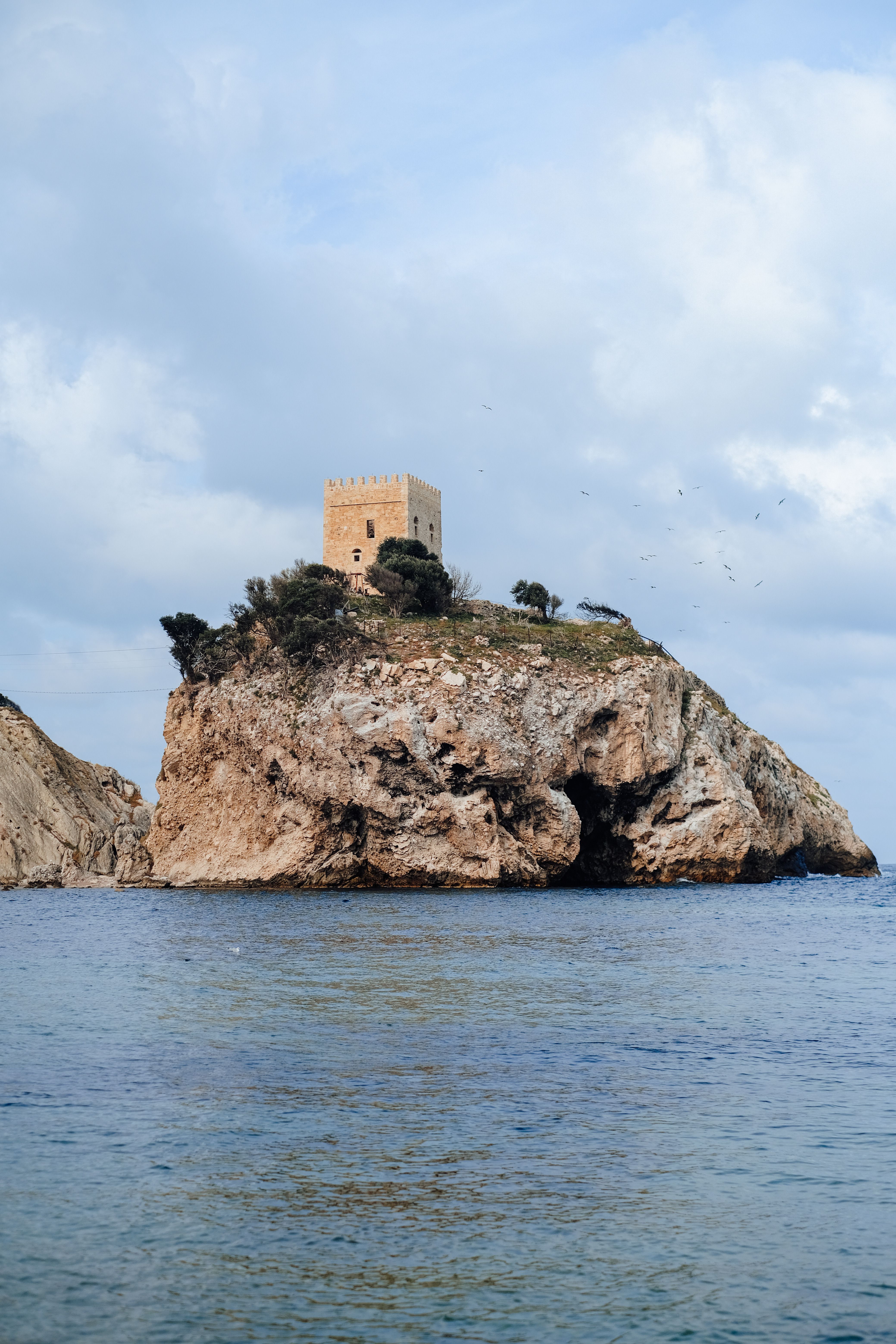 A Rock Formation on the Sea · Free Stock Photo
