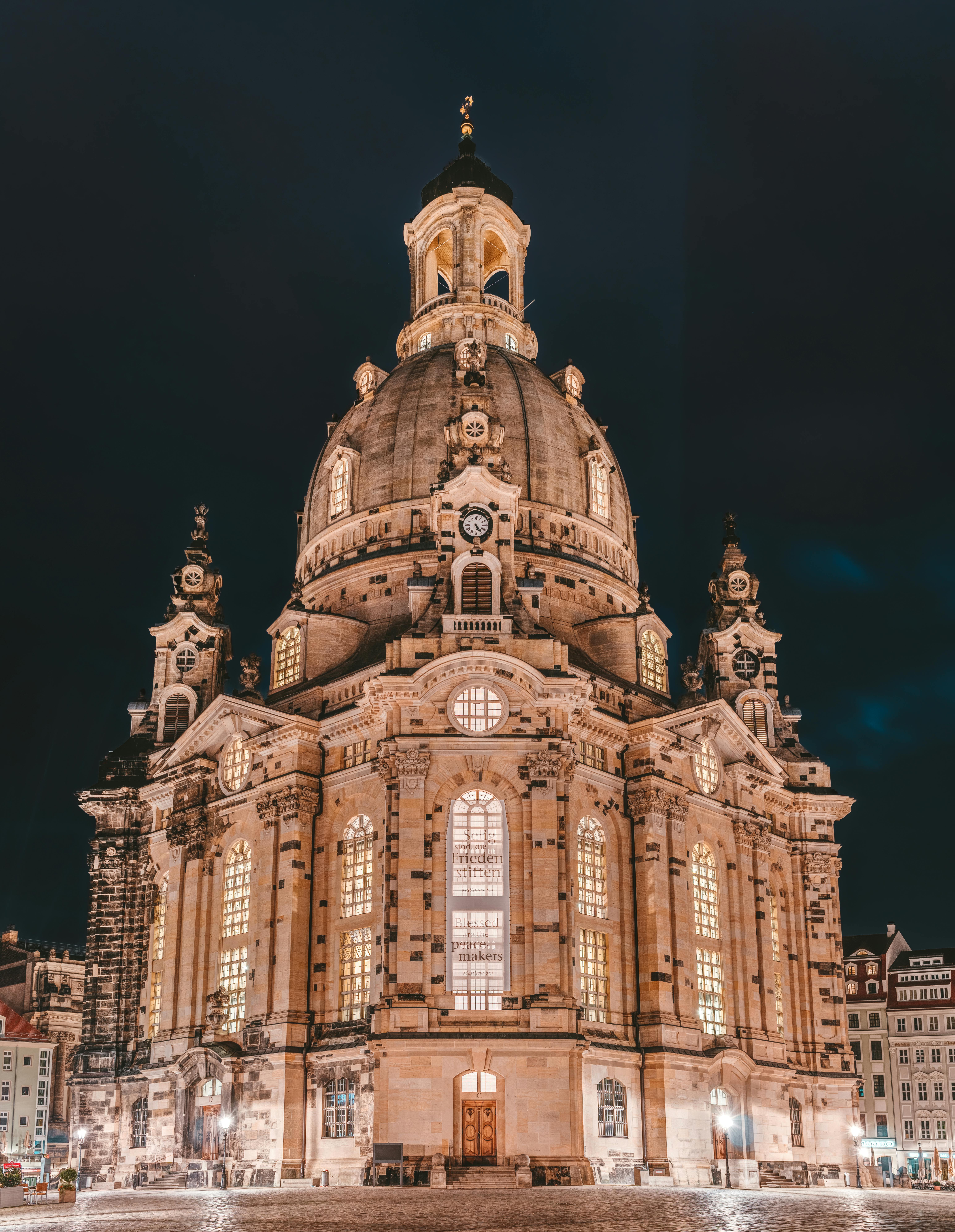 Group of People Walking Near White Painted Cathedral · Free Stock Photo