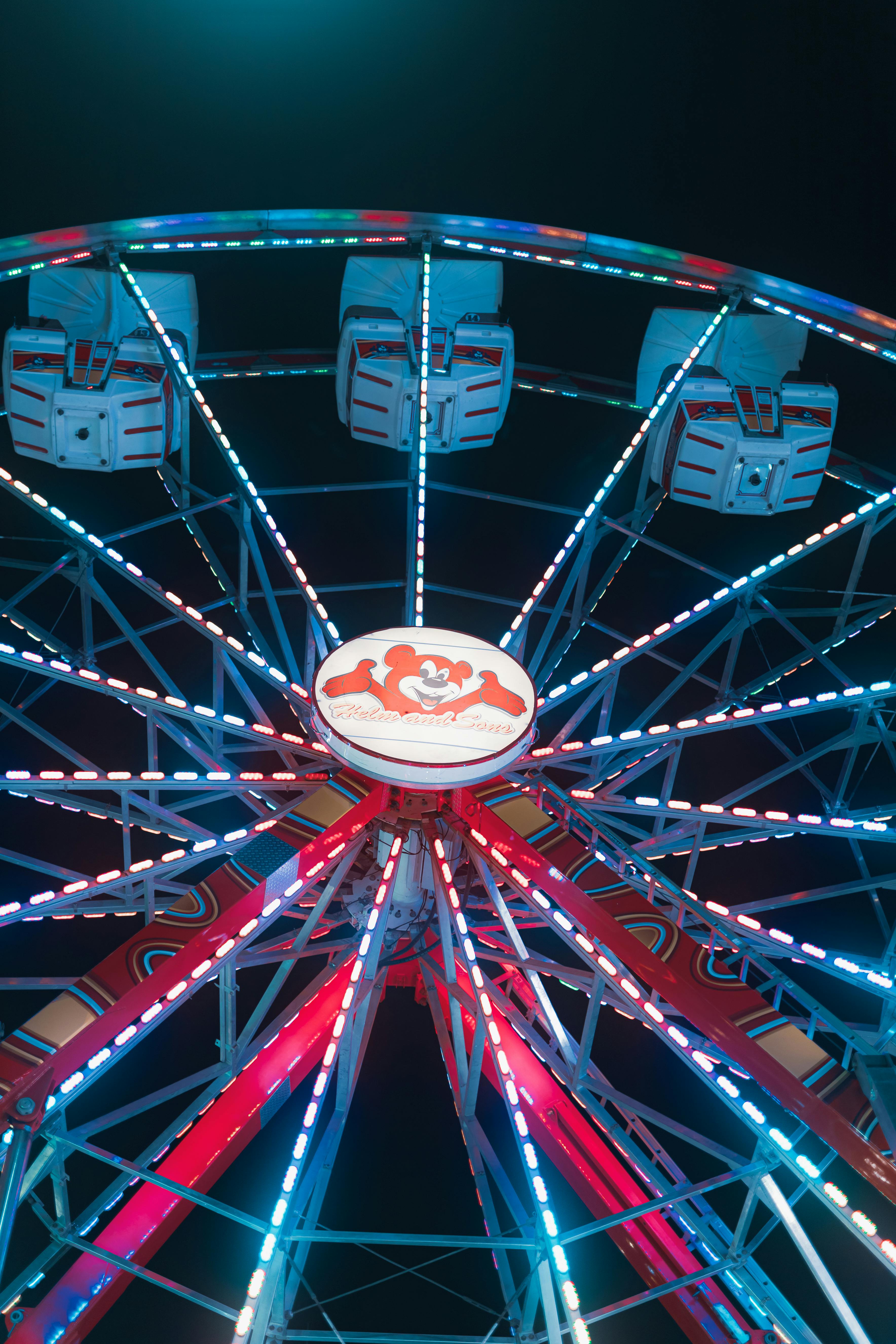 A People Riding Ferris Wheel · Free Stock Photo