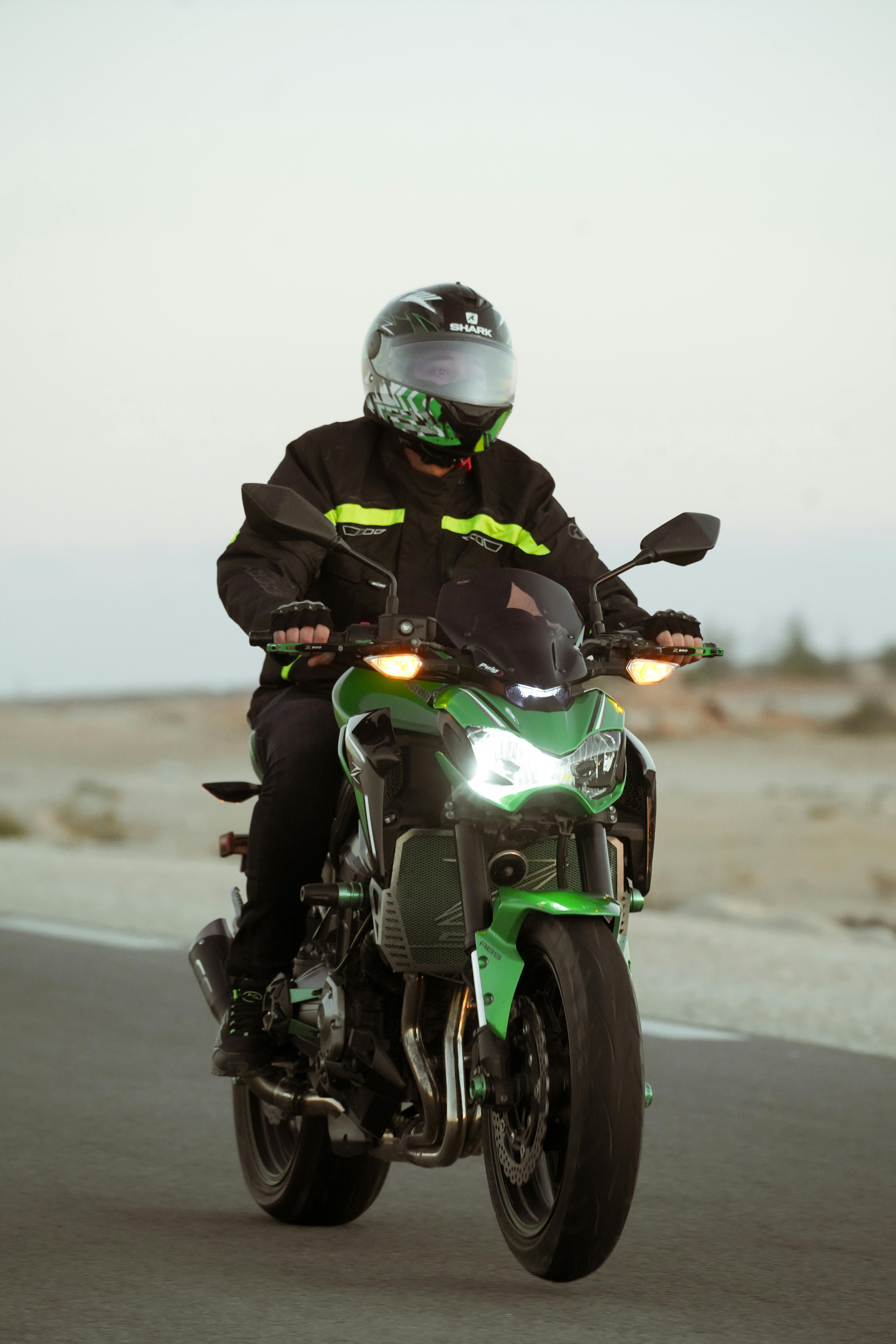 Man Riding a Motorcycle · Free Stock Photo